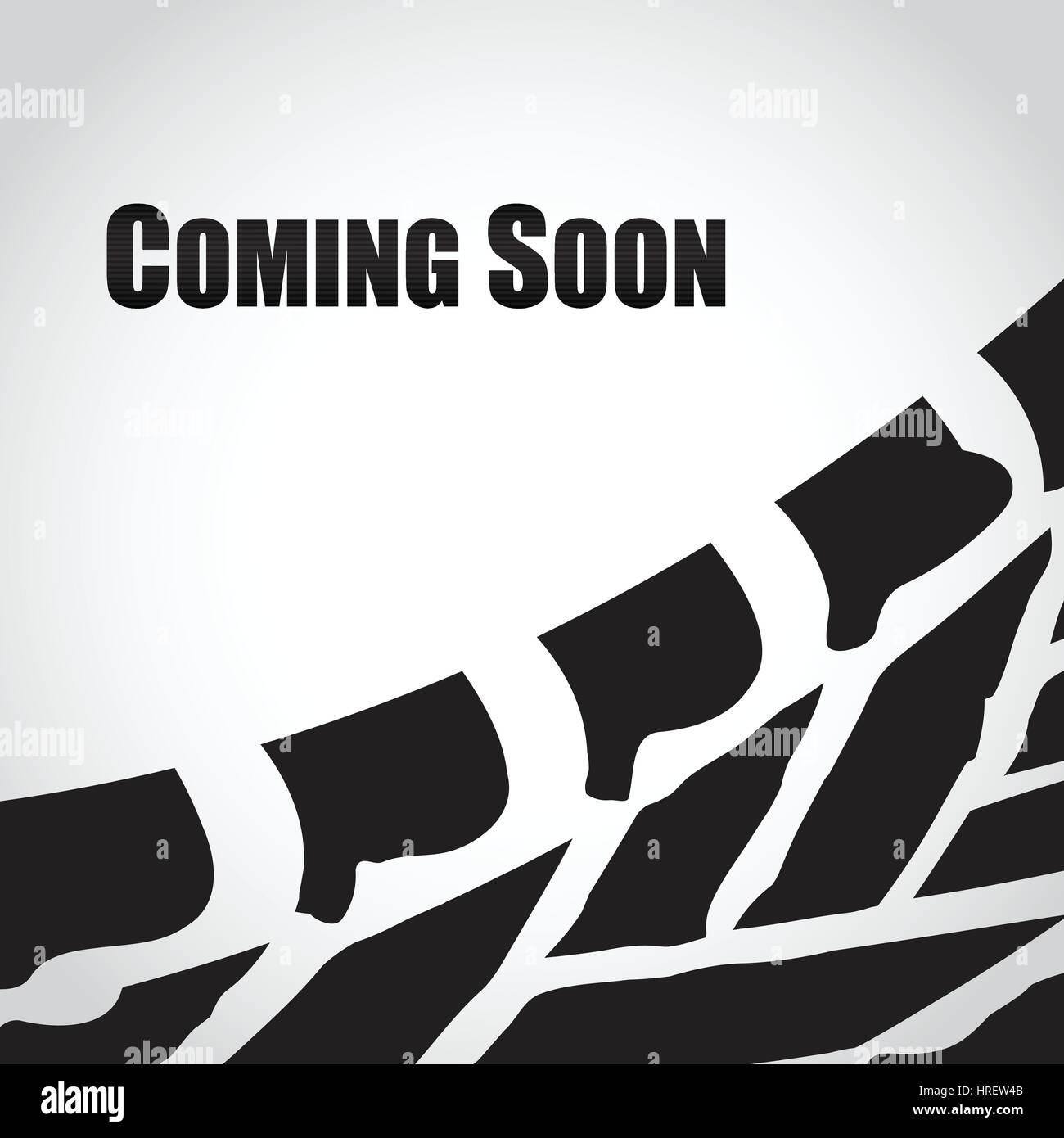 abstract coming soon background with tire design Stock Vector Image ...