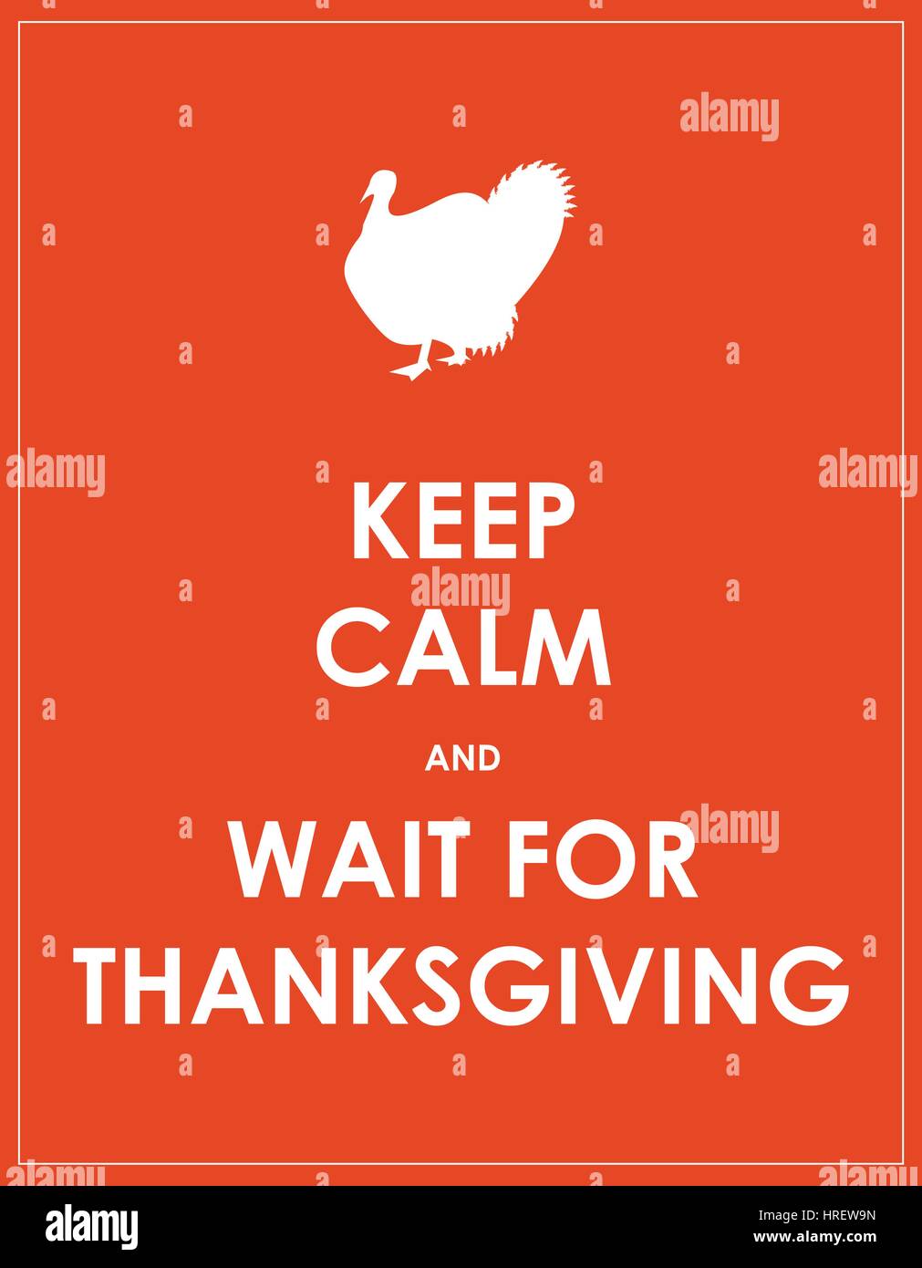 keep calm and wait for thanksgiving background Stock Vector Image & Art ...