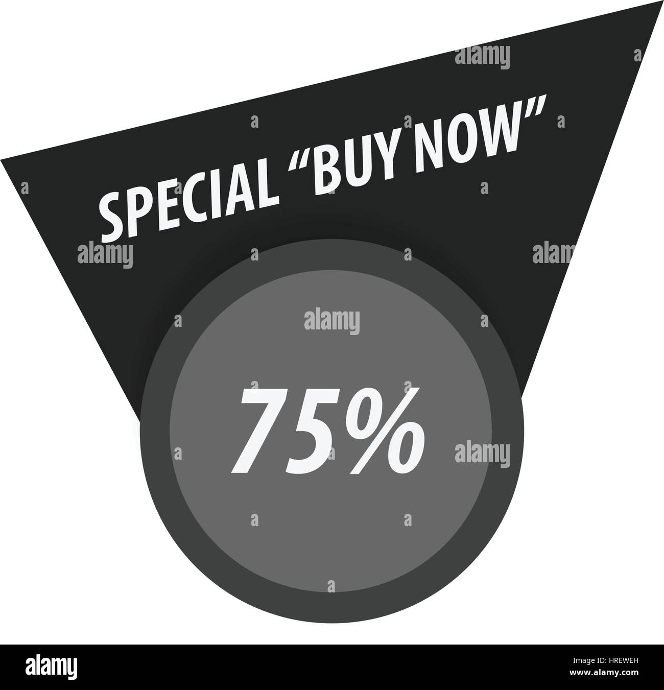 Buy Now Label Design black color Stock Vector Image & Art - Alamy