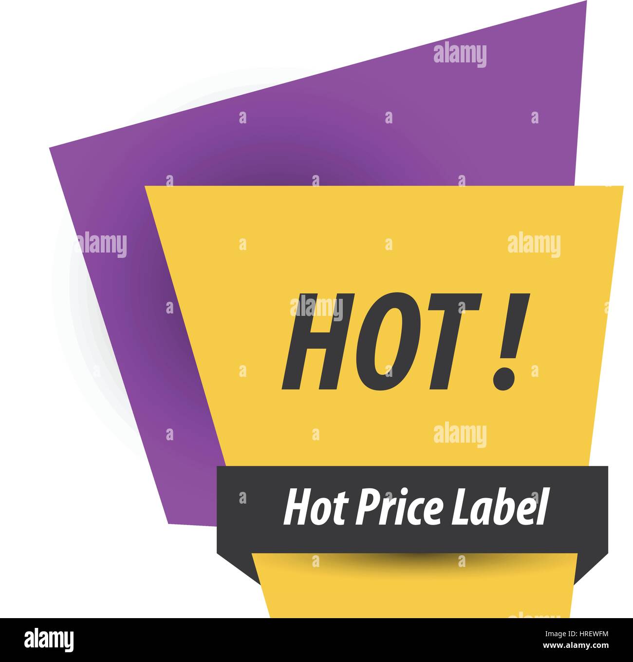 Hot Price Label Purple, yellow, black Stock Vector Image & Art - Alamy