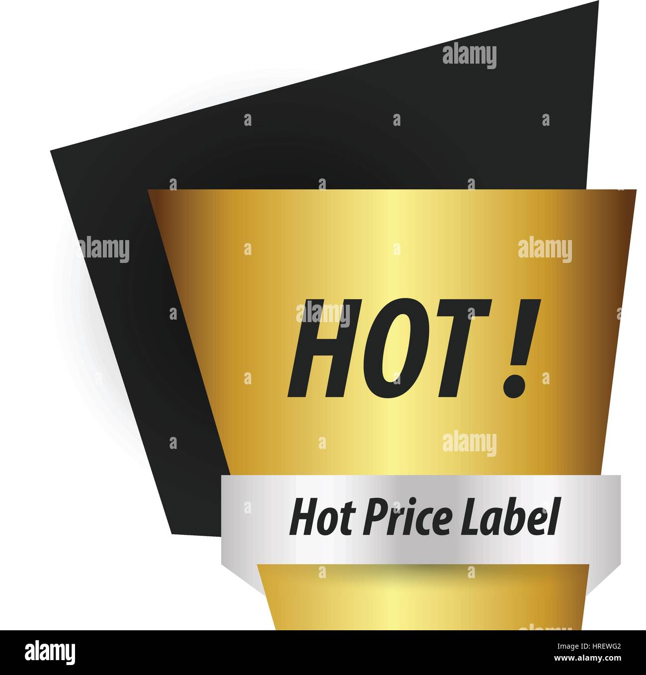 Hot Price Label Gold, silver Stock Vector Image & Art - Alamy