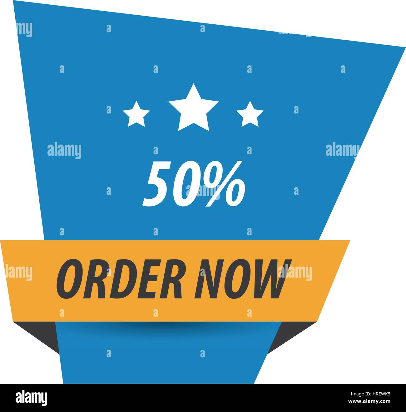 Order Now Label Design Blue, yellow, black Stock Vector Image & Art - Alamy