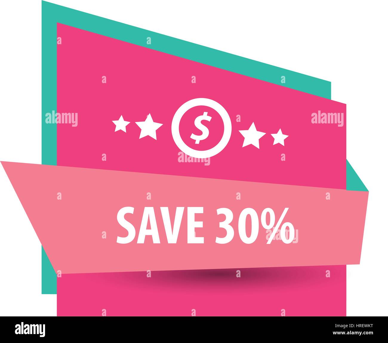 Save, Label Design pink and green Stock Vector Image & Art - Alamy