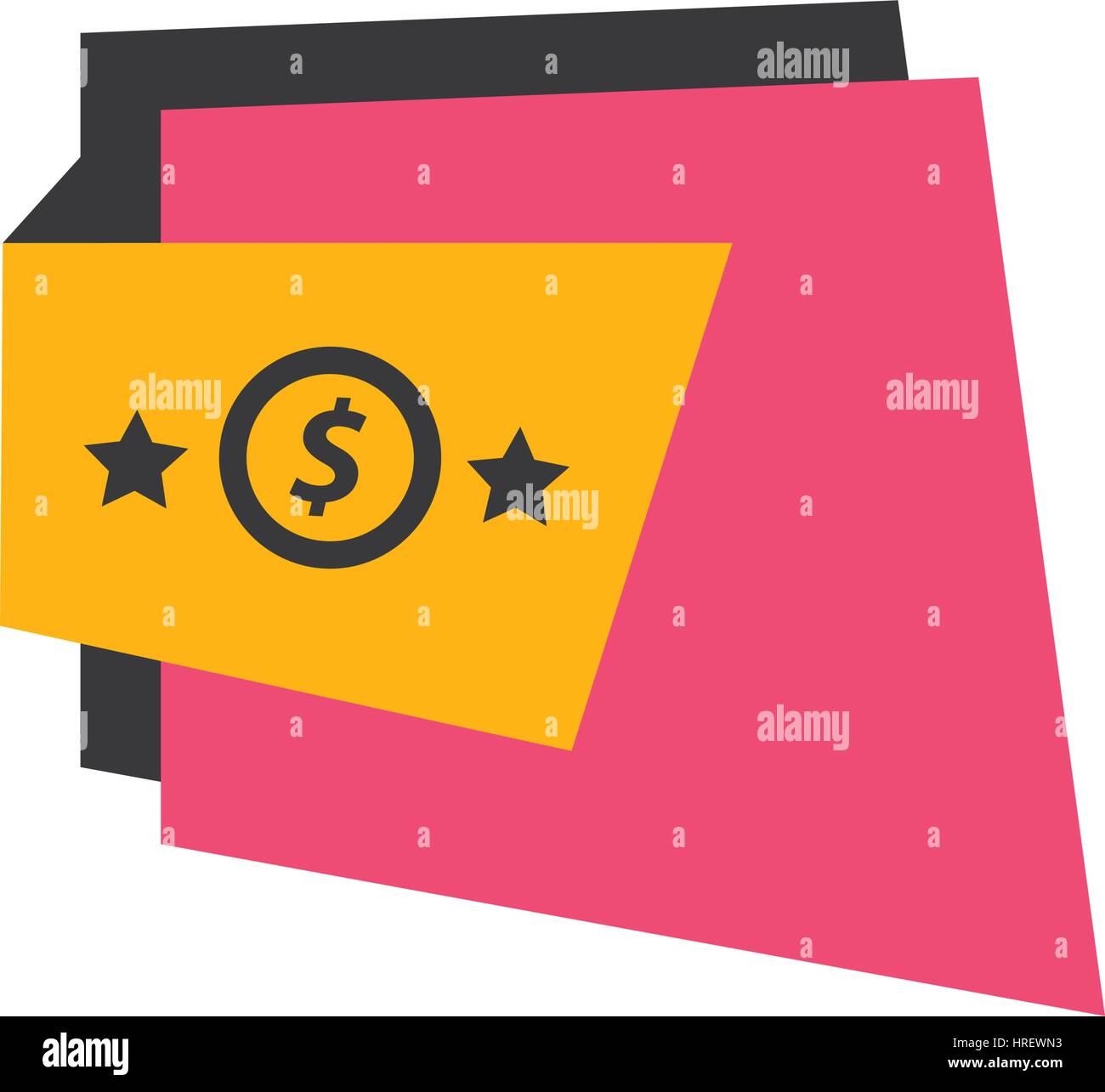 Label Design Star pink, yellow, black Stock Vector Image & Art - Alamy