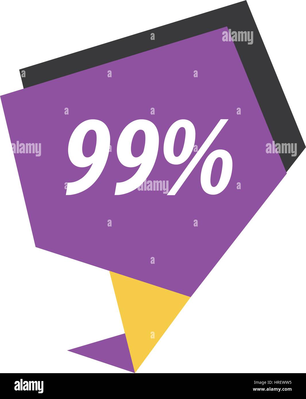 Ninety nine percent Stock Vector Images - Alamy