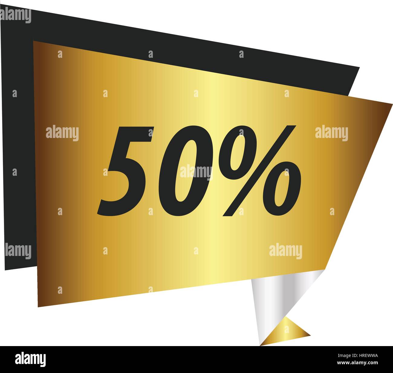 Fifty gold Stock Vector Images - Alamy
