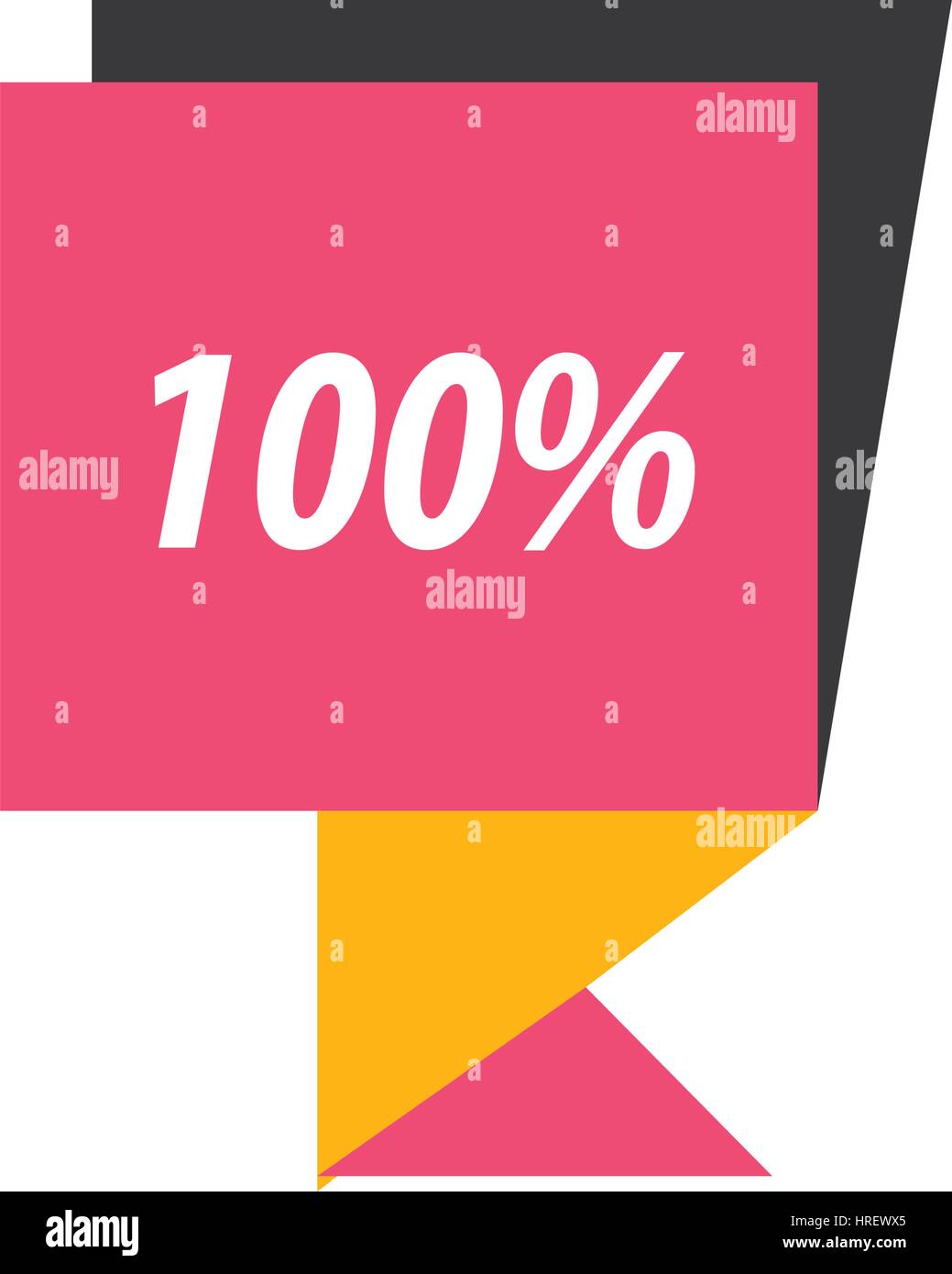 label hundred percent pink, yellow, black Stock Vector Image & Art - Alamy