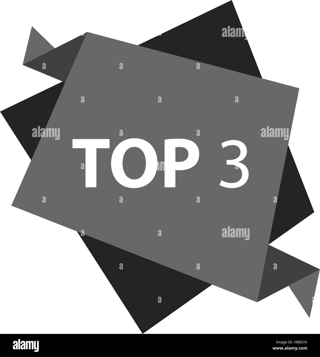 top3 Text in Label black color Stock Vector Image & Art - Alamy