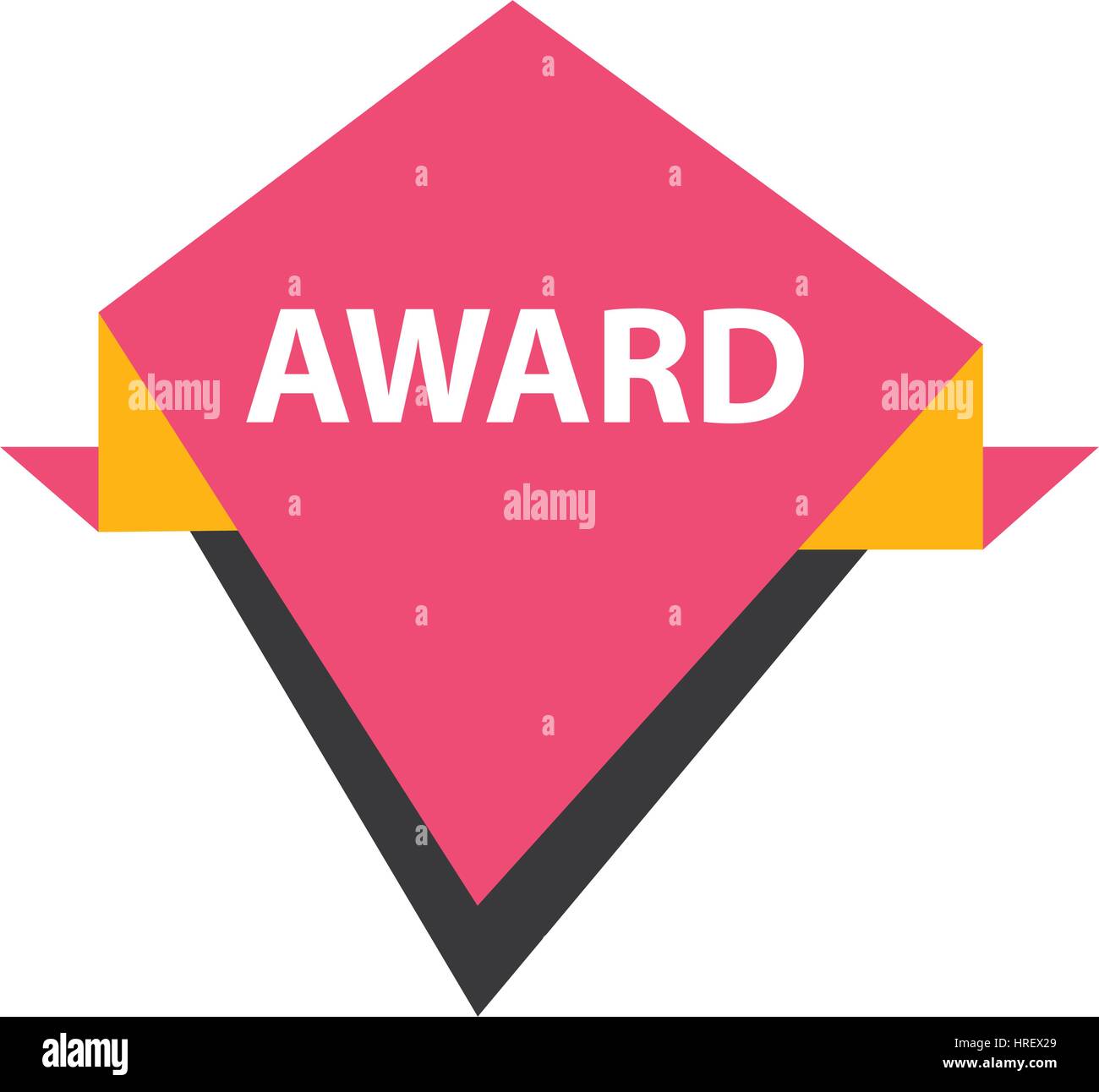 Award Label design pink, yellow, black Stock Vector Image & Art - Alamy