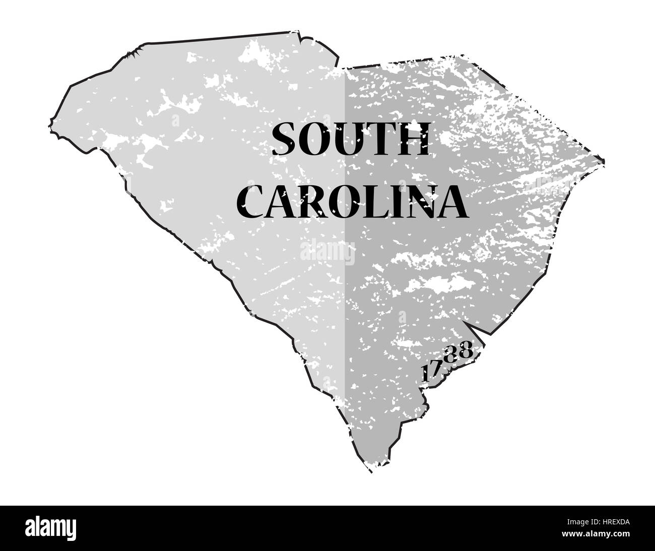 Usa south carolina border Black and White Stock Photos & Images - Alamy