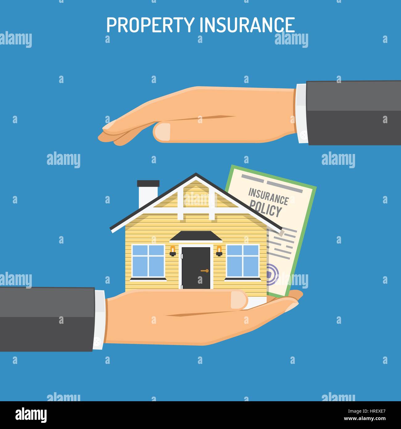 Property safety Stock Vector Images - Alamy