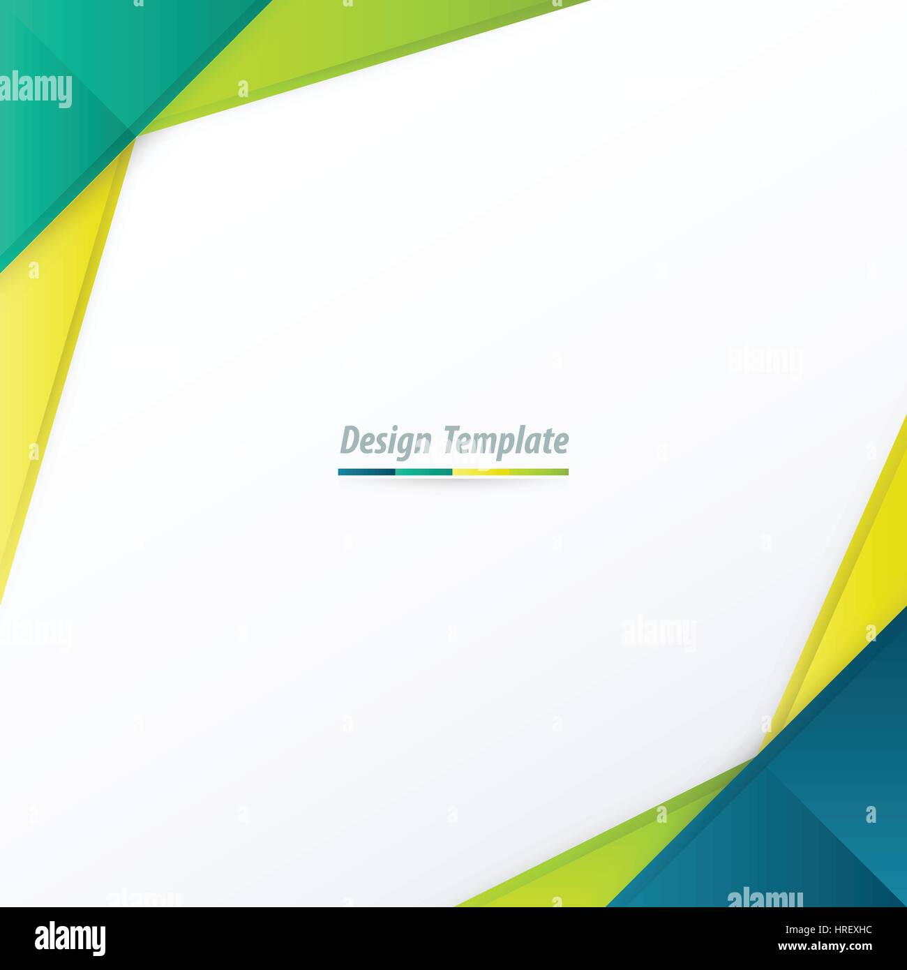 Template Design Green, yellow, blue Stock Vector Image & Art - Alamy