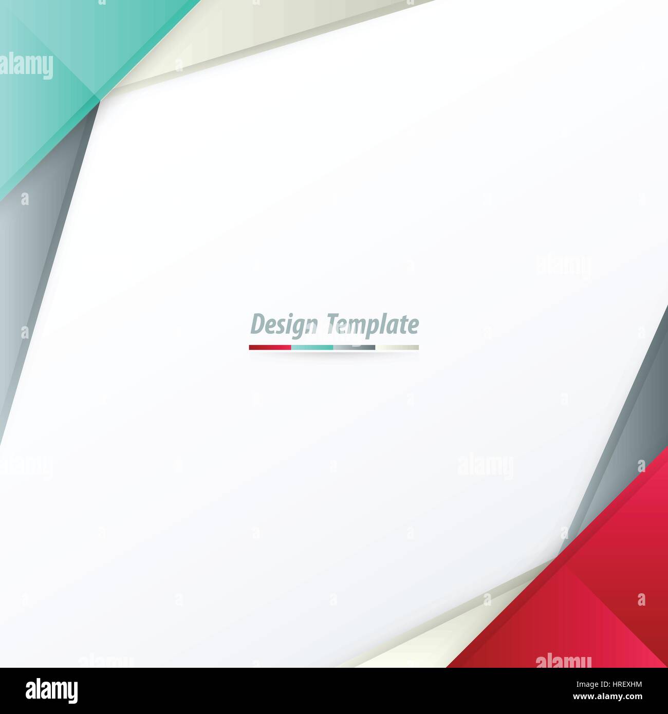 Template Design White, red, green, gray Stock Vector Image & Art - Alamy