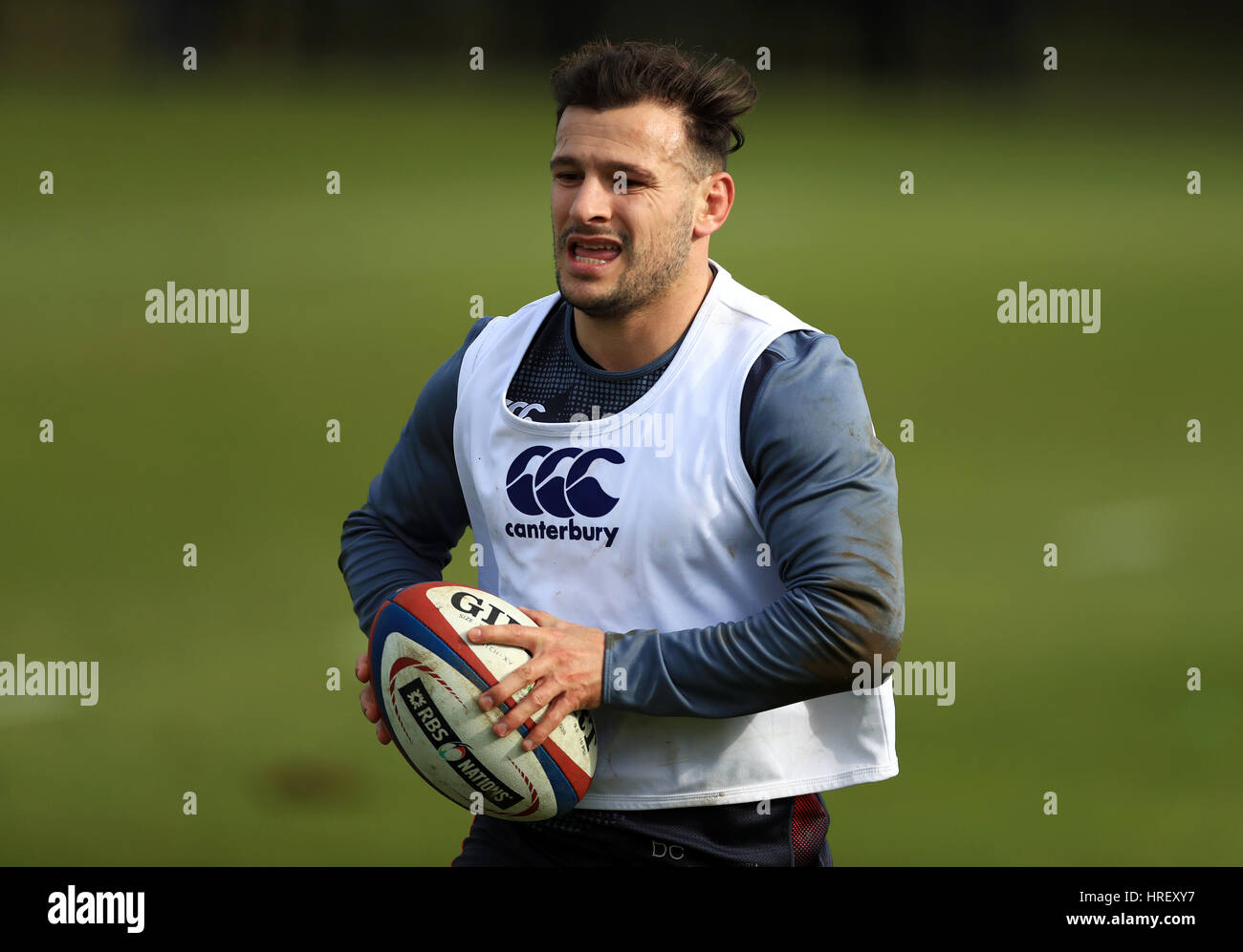 England's Danny Care during the training session at St Edwards School ...