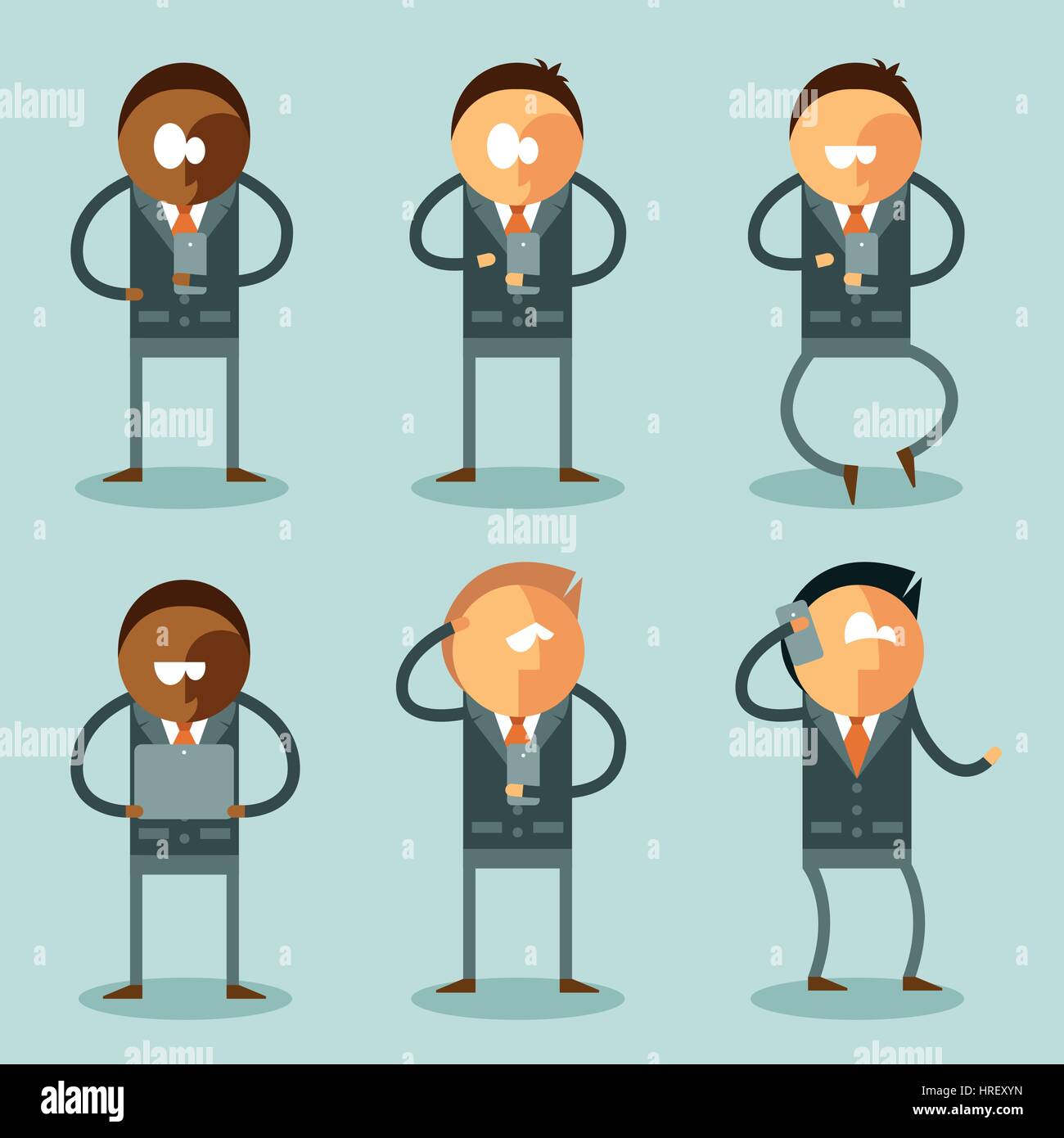 Concept business men using Stock Vector Images - Alamy