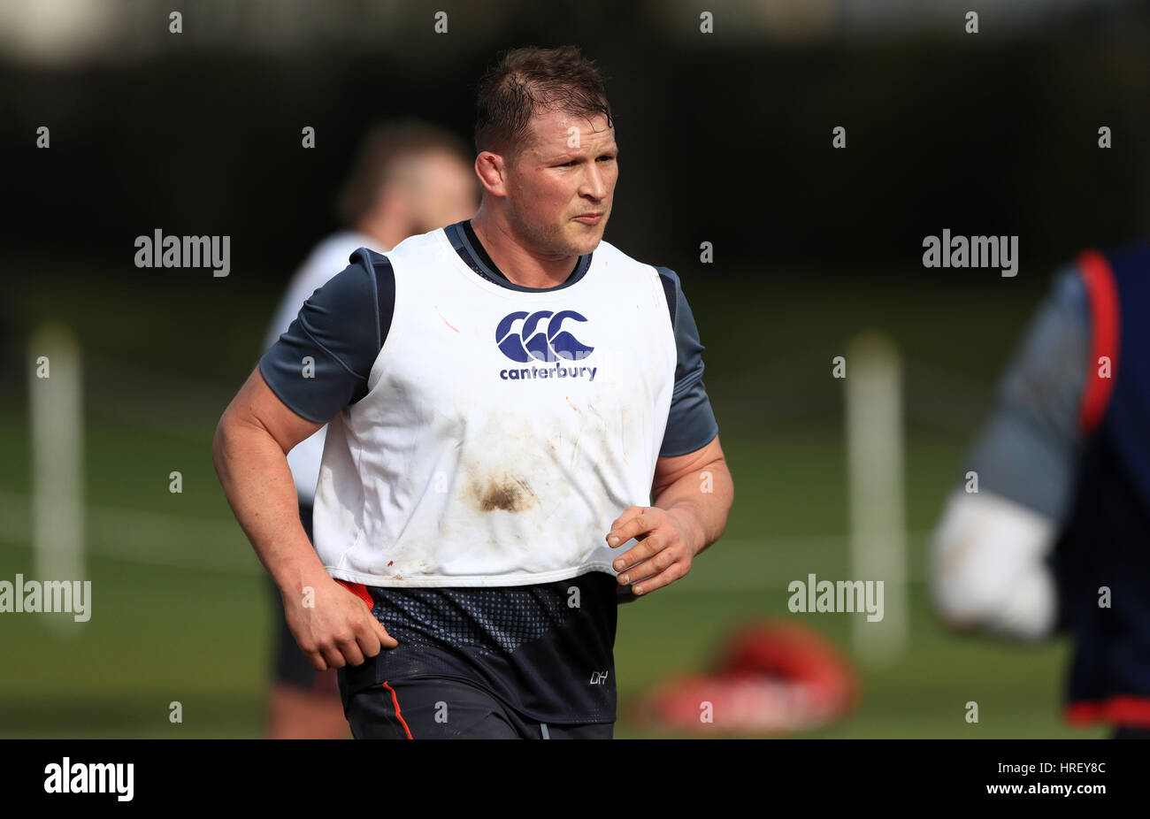 England's Dylan Hartley during the training session at St Edwards ...