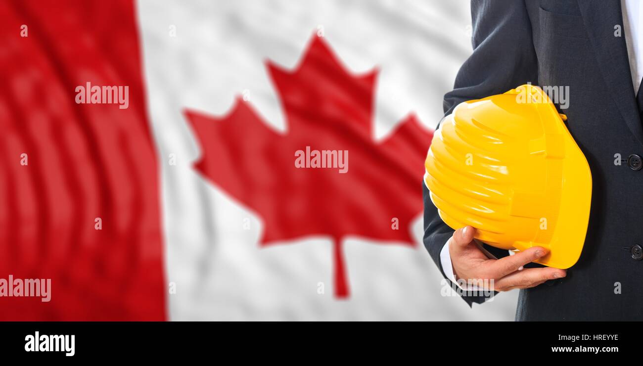 Canadian man waving canadian flag hi-res stock photography and images ...