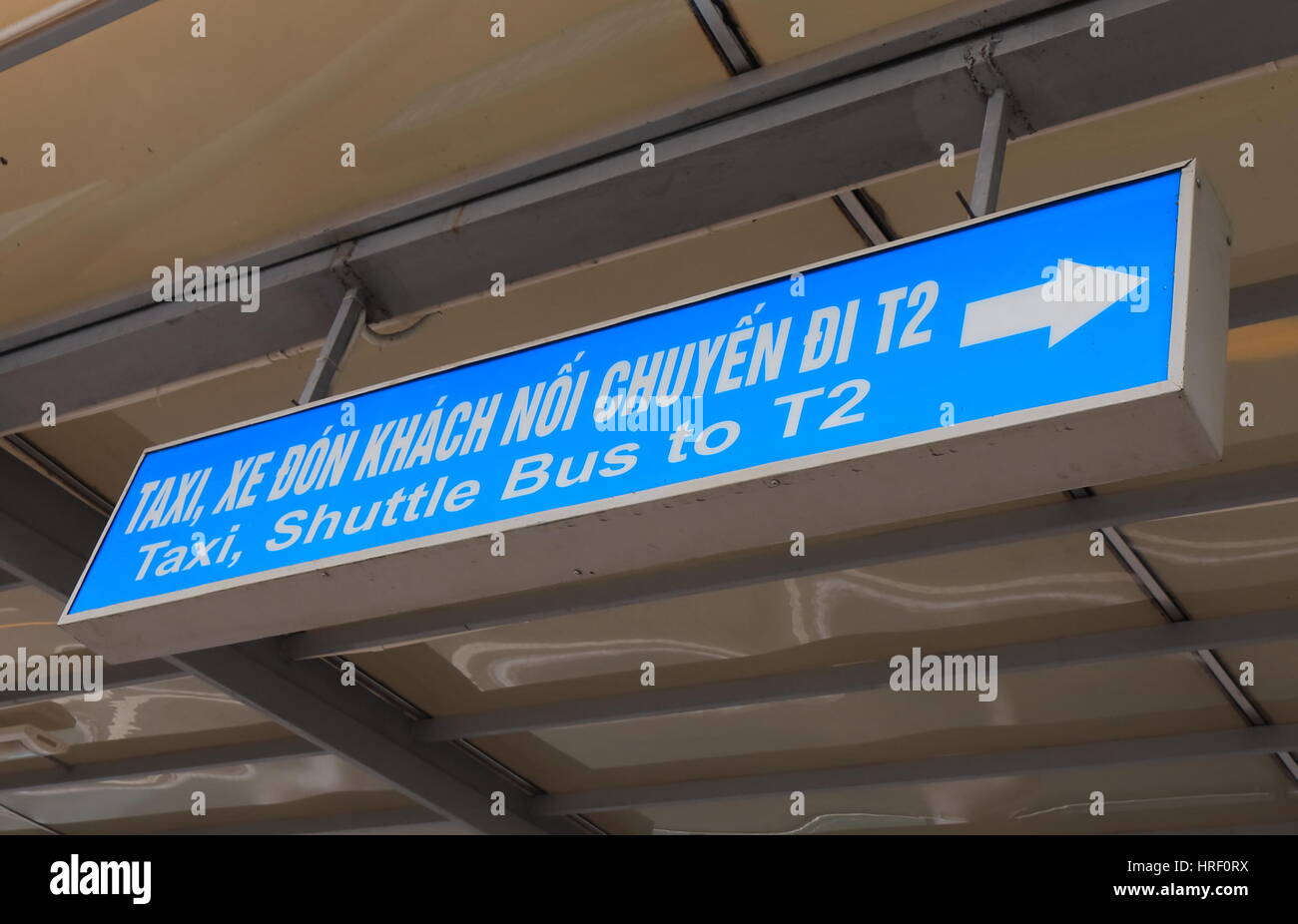 Hanoi International airport taxi and shuttle bus sign in Hanoi Vietnam ...