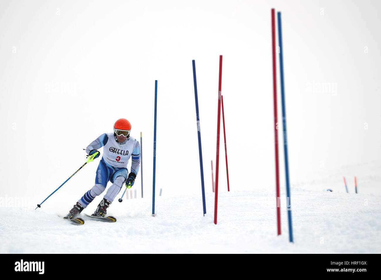 Captain Rob Weston, from 165 Regiment Royal Logistic Corps, takes part ...