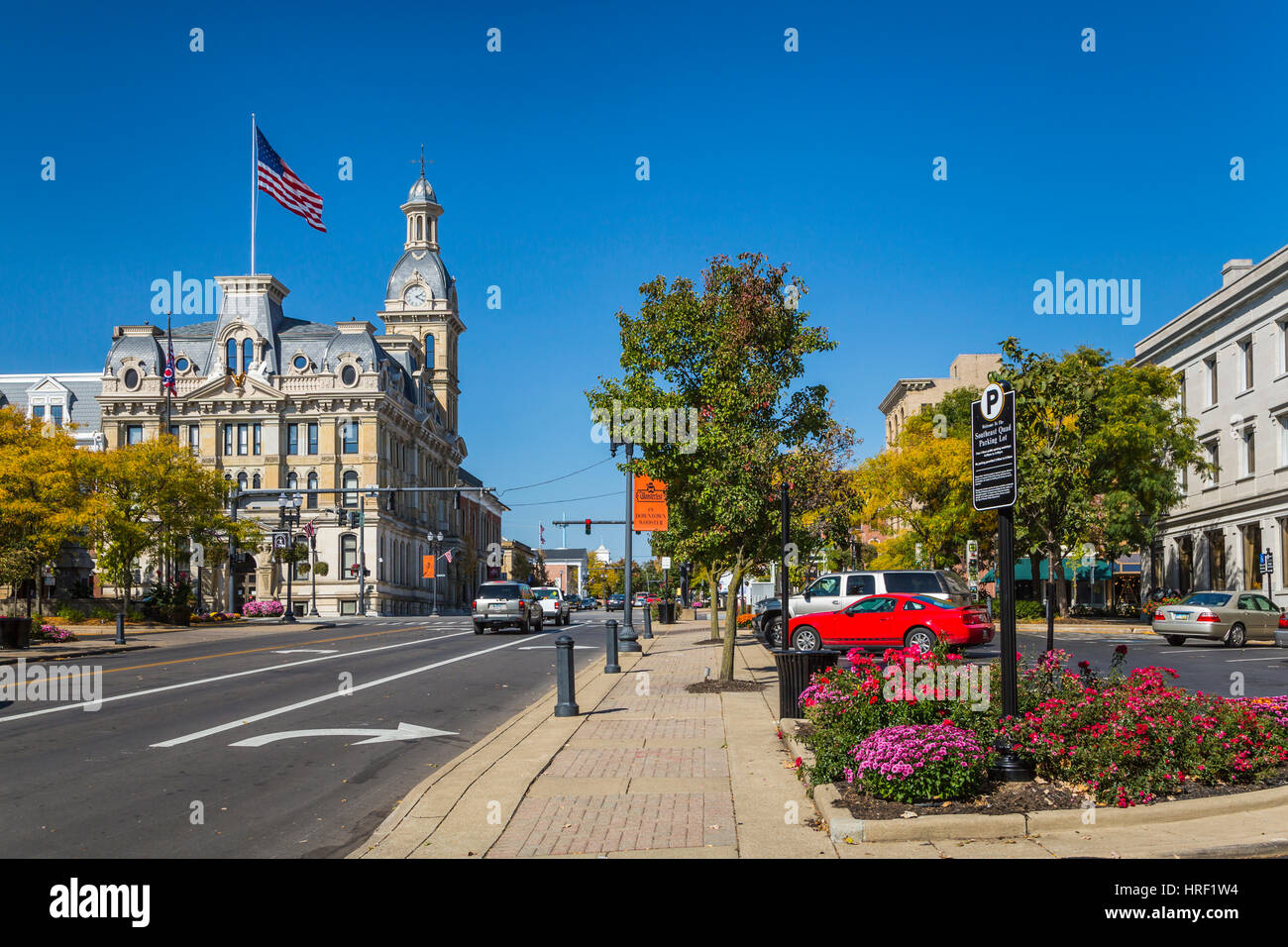 A street scene in downtown Wooster, Ohio, USA Stock Photo - Alamy