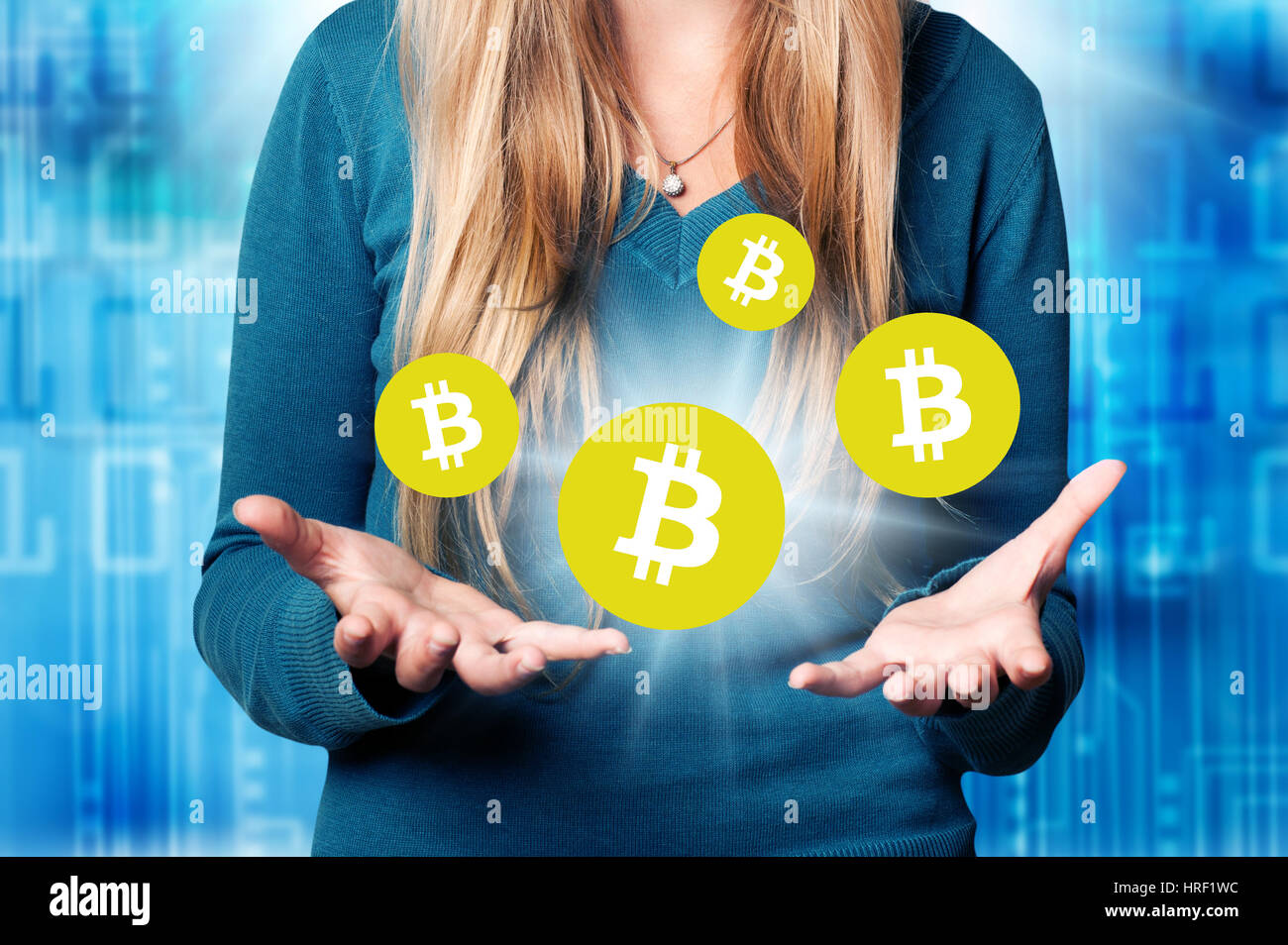 Bitcoin virtual payment system hi-res stock photography and images - Alamy
