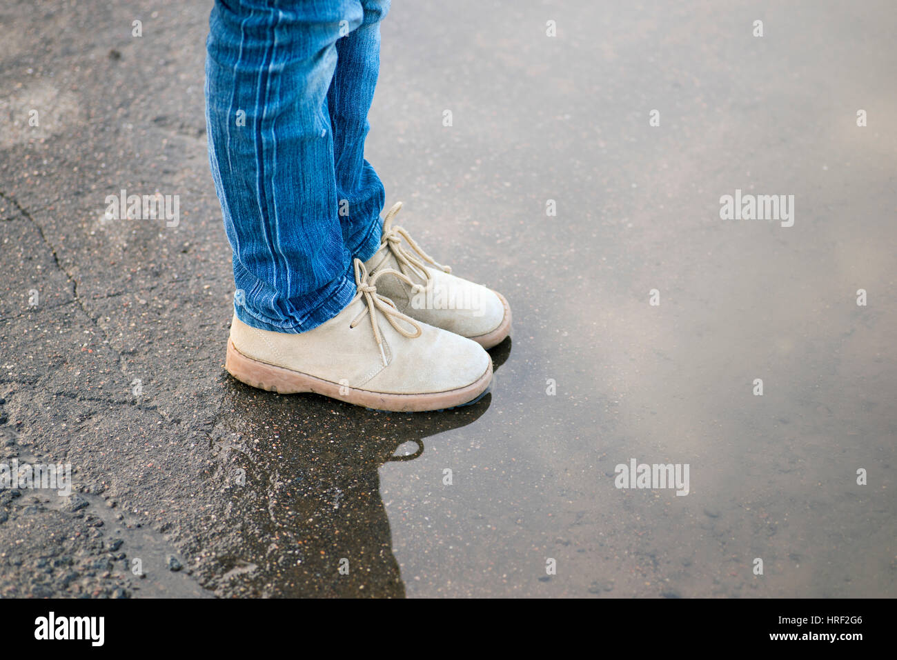 Puddle legs hi-res stock photography and images - Alamy