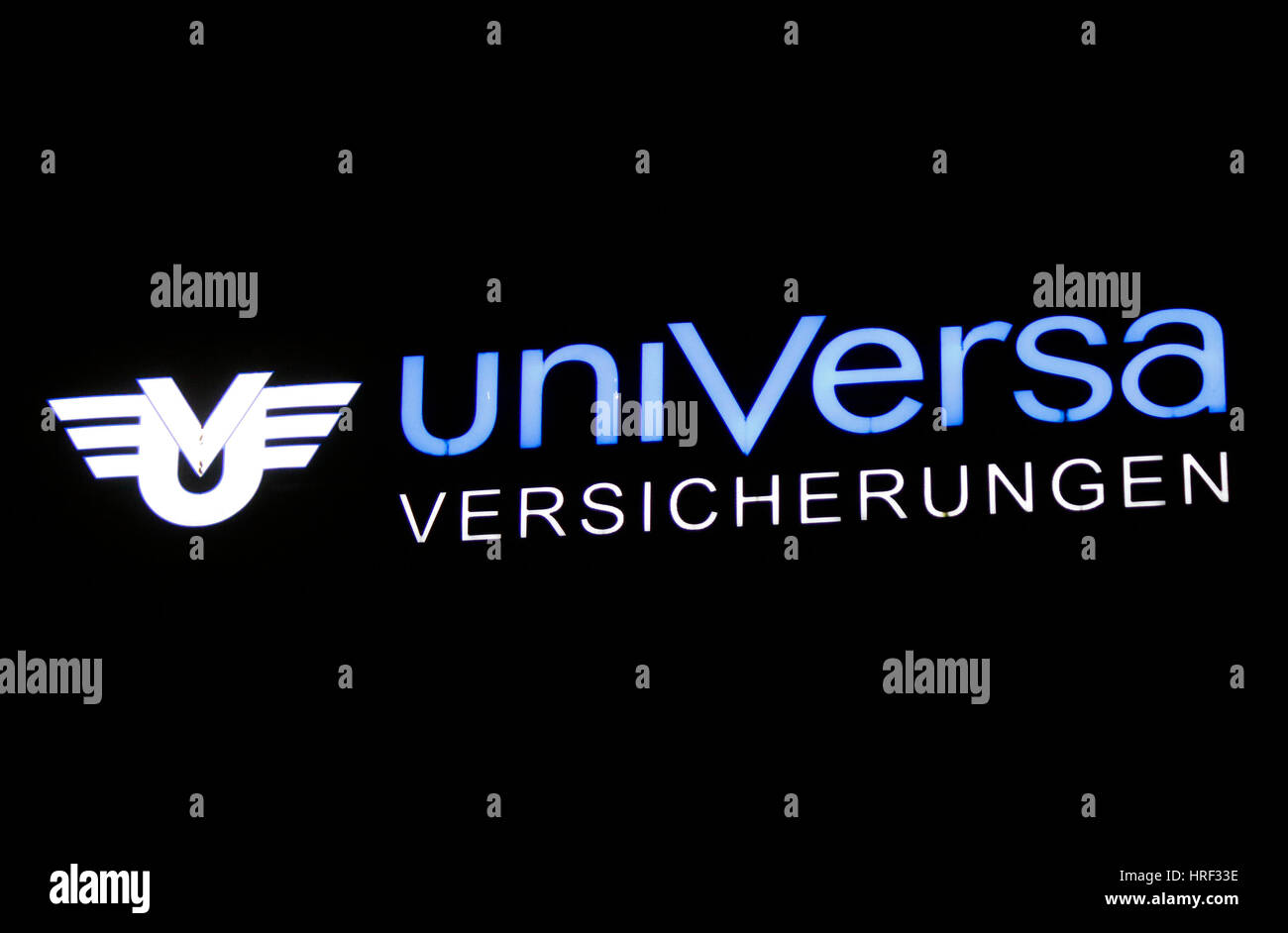 das Logo der Marke/ the logo of the brand "Universa Versicherungen ...