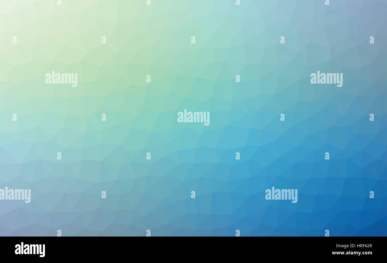 Abstract blue colorful lowploly of many triangles background for use in ...
