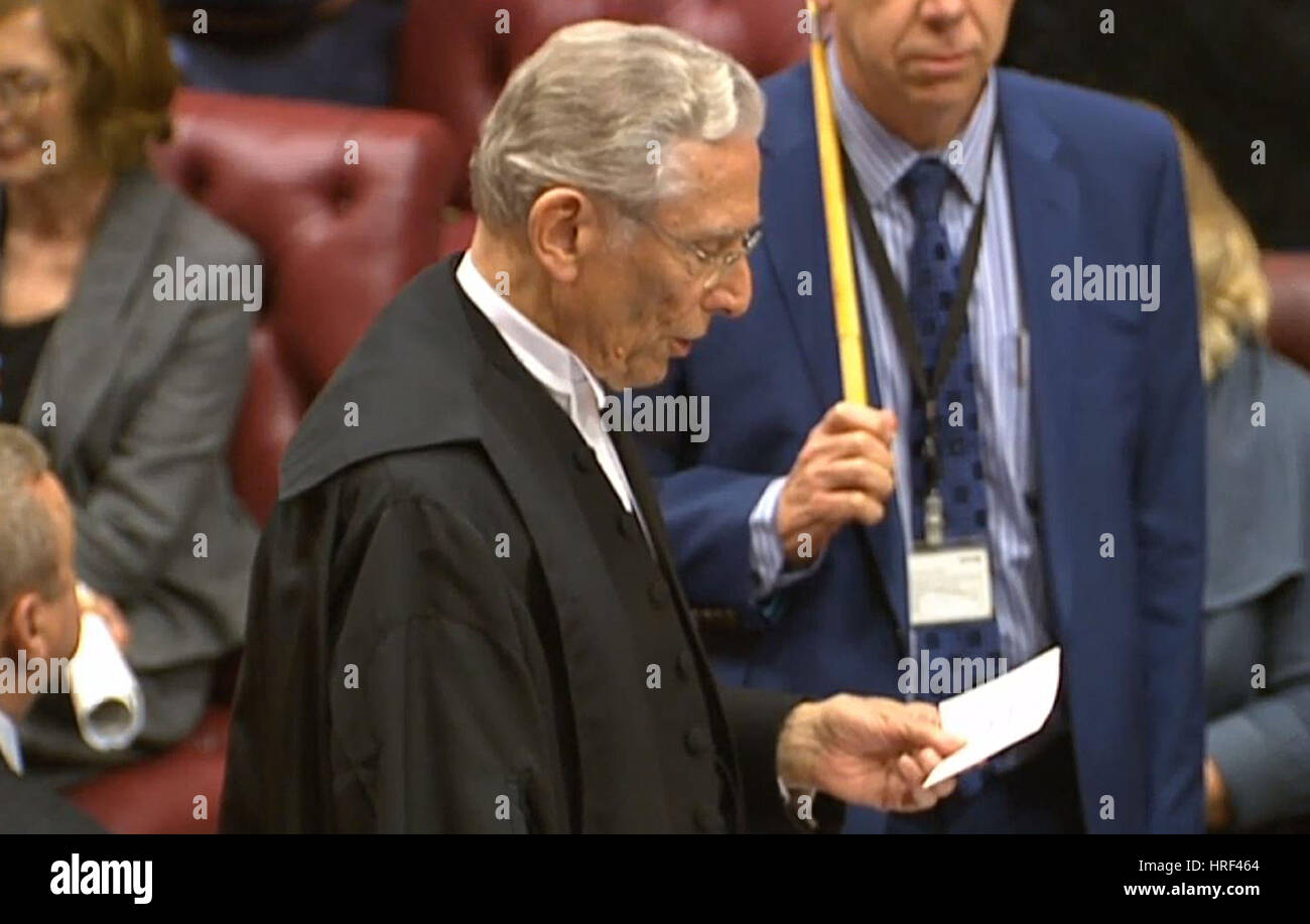 Lord speaker lord fowler hi-res stock photography and images - Alamy