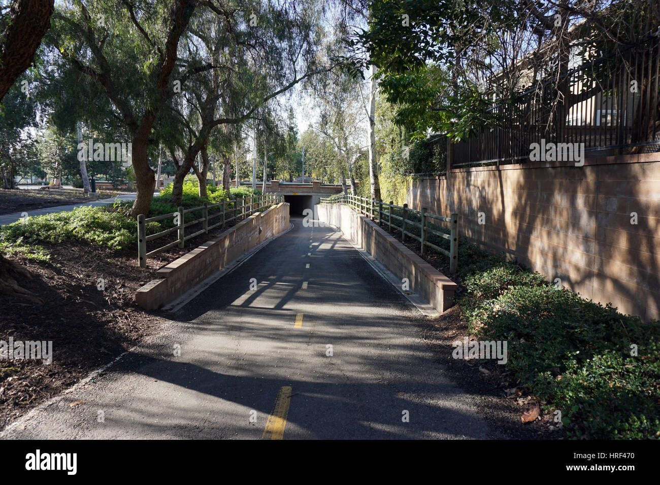 Walking/Bike Path Underpass Stock Photo - Alamy