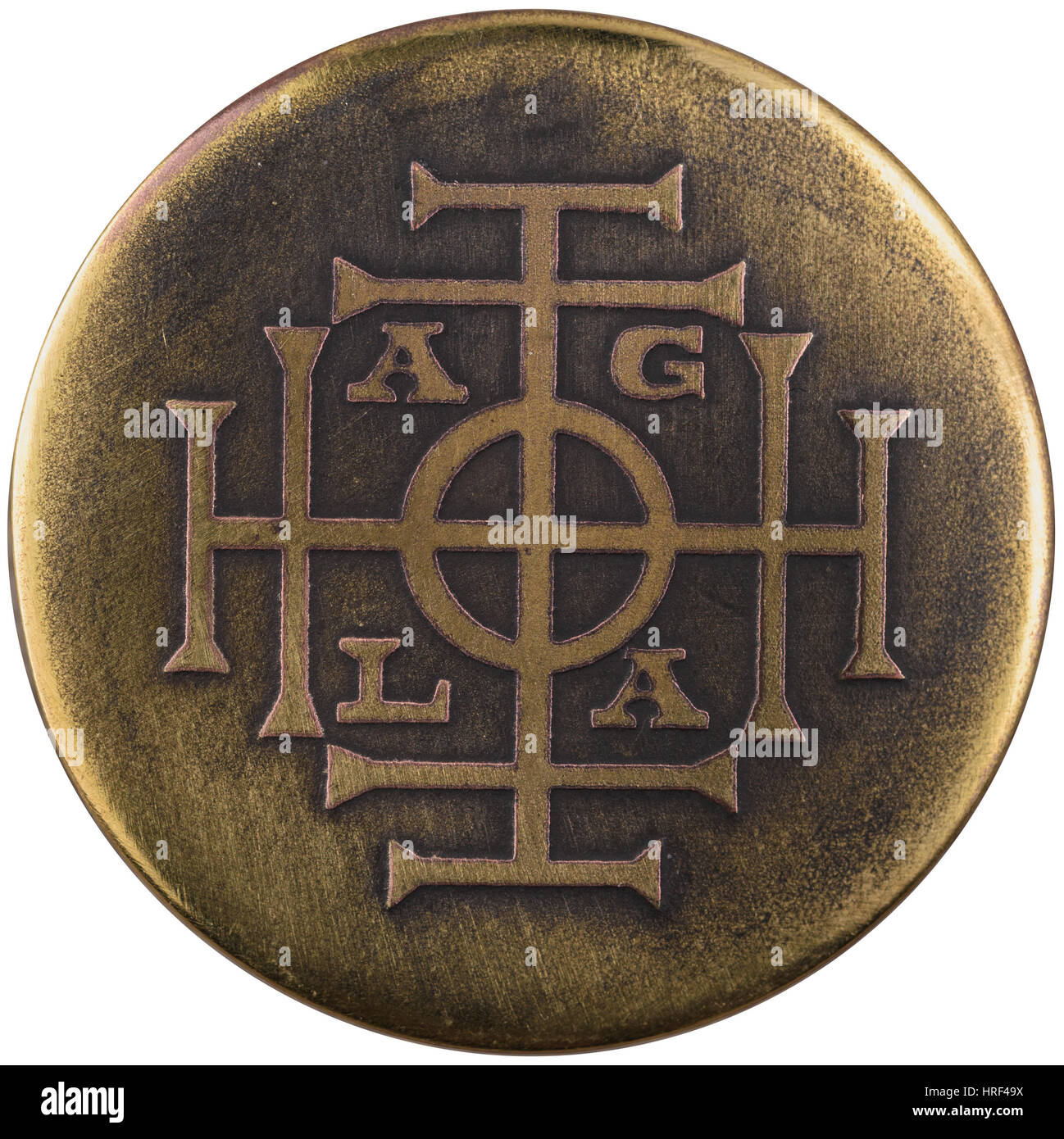 AGLA is a magical name of God. tetragrammaton Stock Photo - Alamy