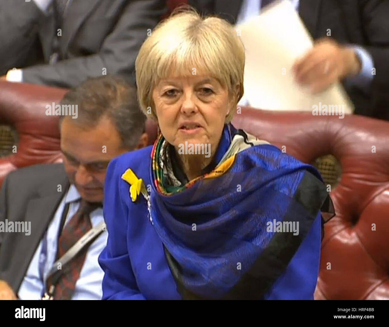 Baroness Hayter of Kentish Town speaks in the House of Lords, as the ...