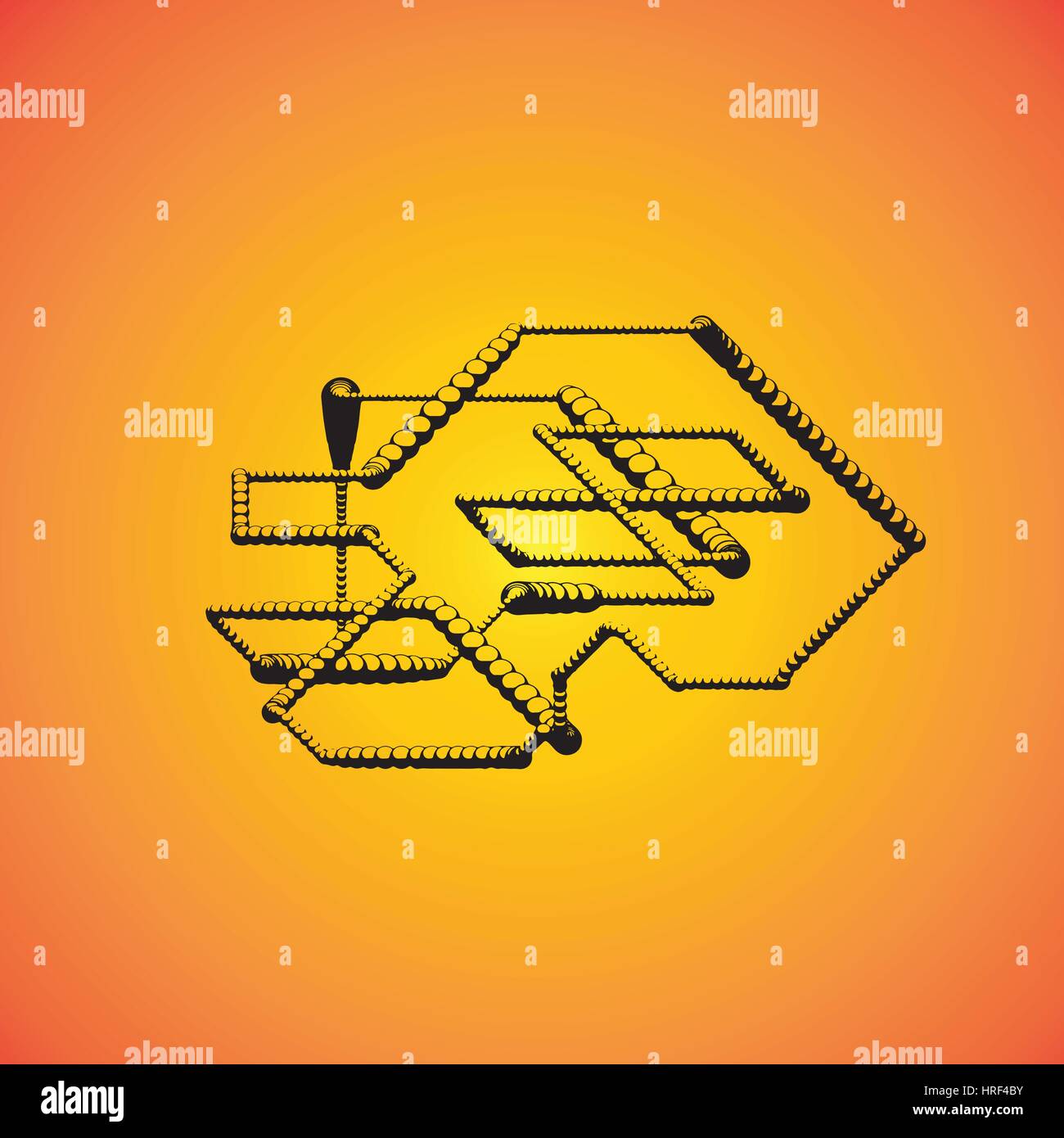 Mechanical schemes, vector engineering drawing with geometric parts ...