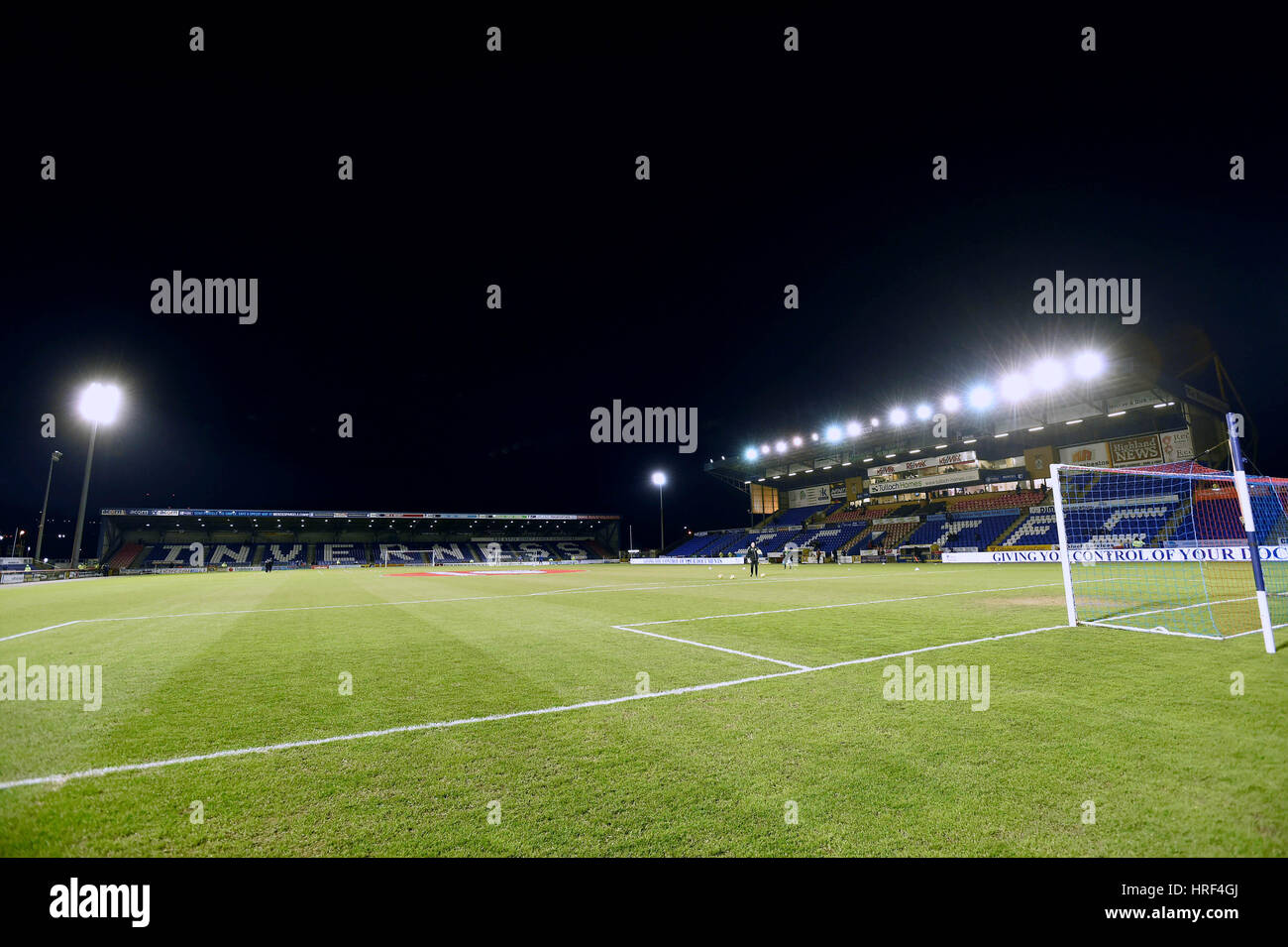 General view of the Tulloch Caledonian Stadium before the Ladbrokes ...