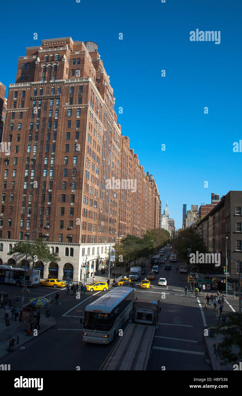 The London Terrace Garden with Metropolitan Life Insurance Company ...