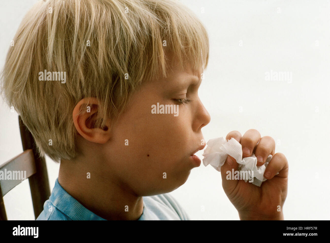 Cold boy child coughs hi-res stock photography and images - Alamy