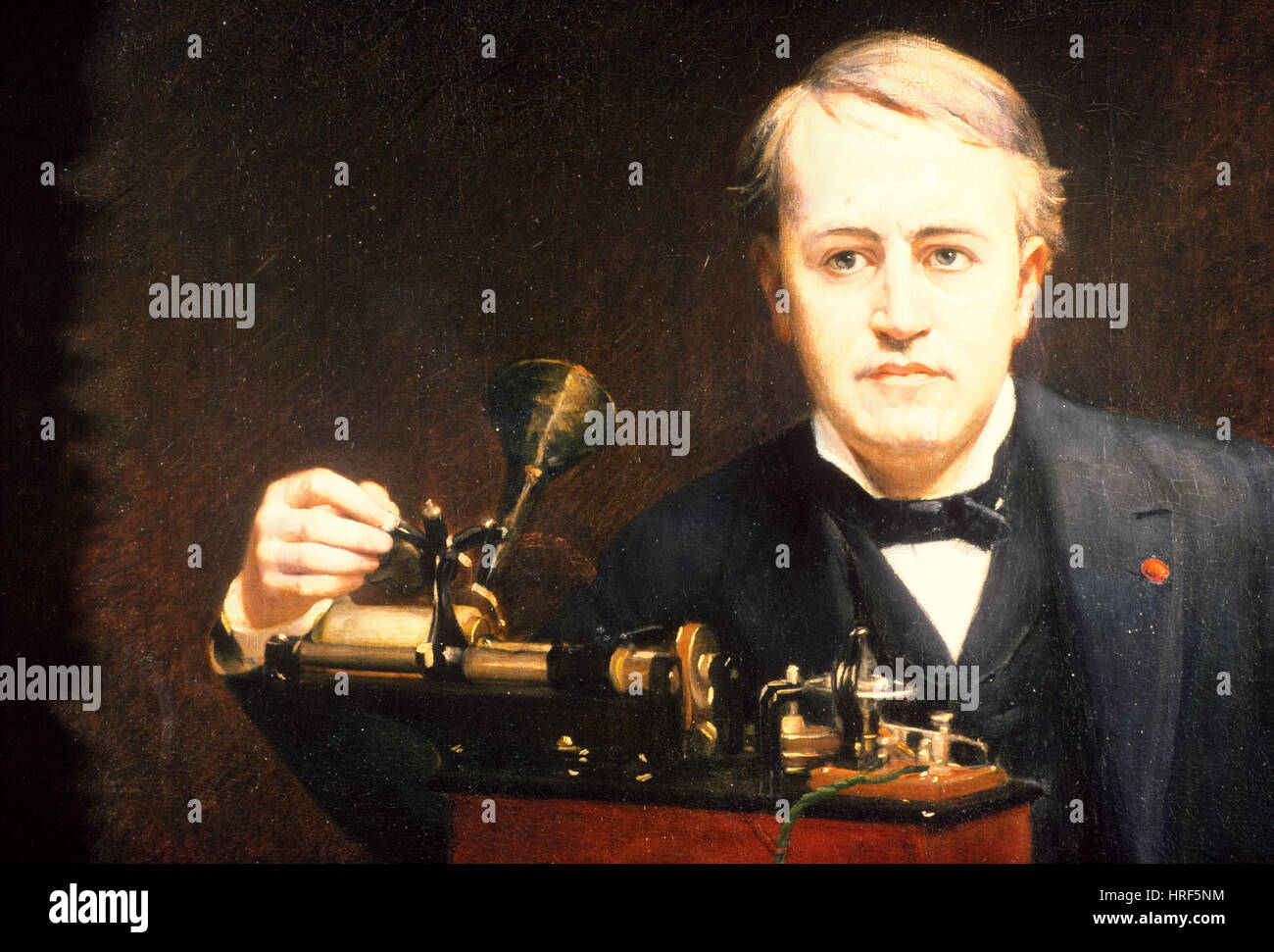 Thomas alva edison telegraph hi-res stock photography and images - Alamy
