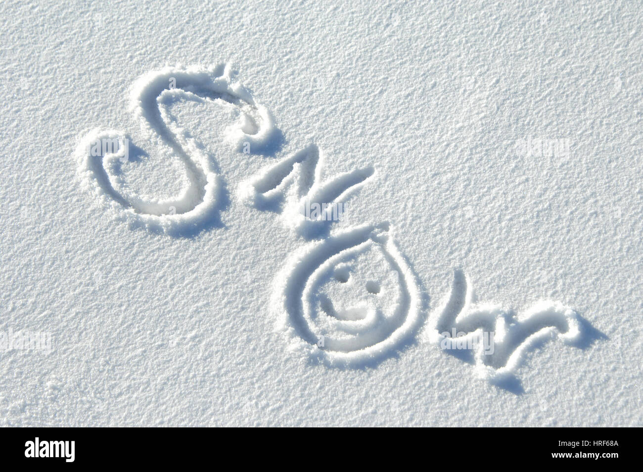 Icy word written on winter hi-res stock photography and images - Alamy