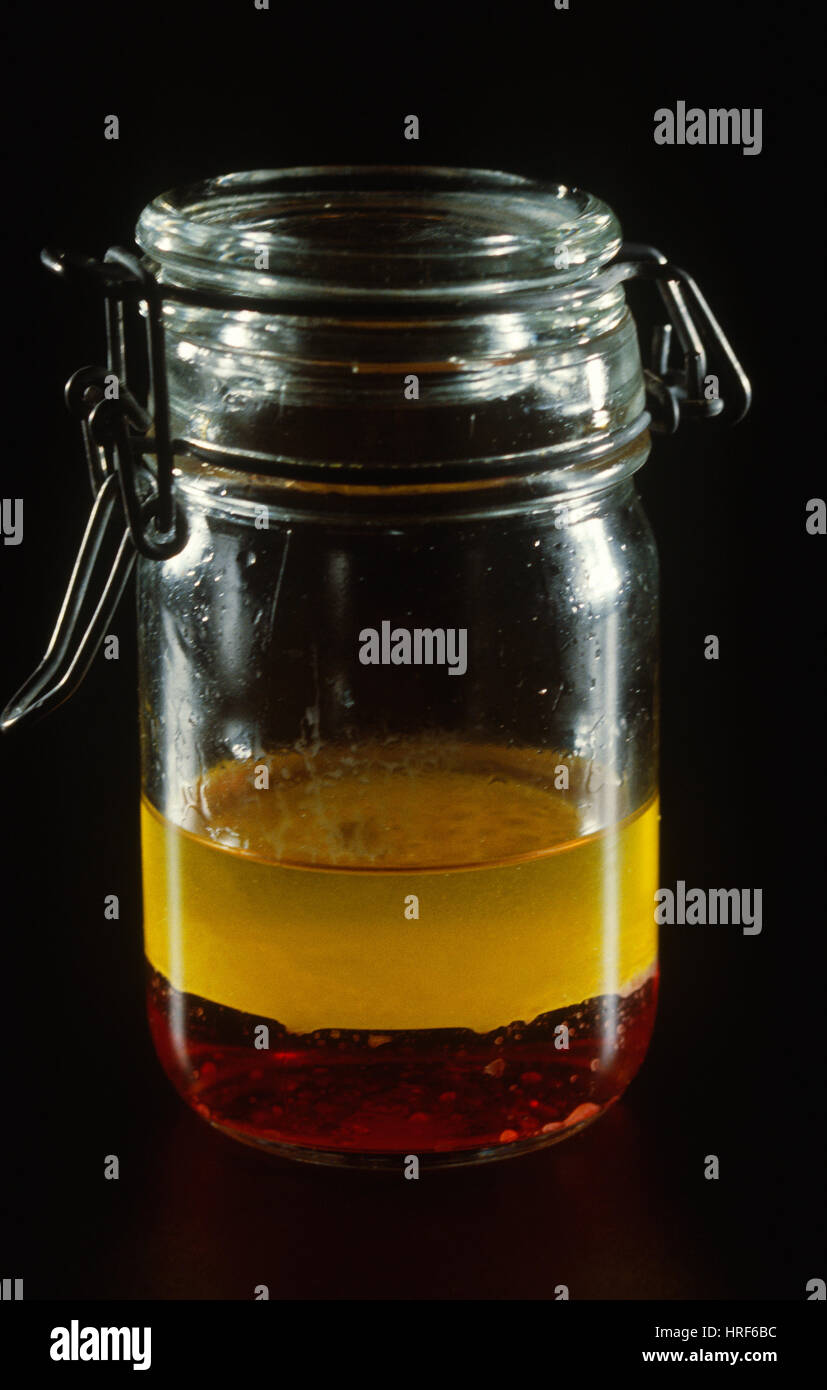 Oil insoluble hi-res stock photography and images - Alamy