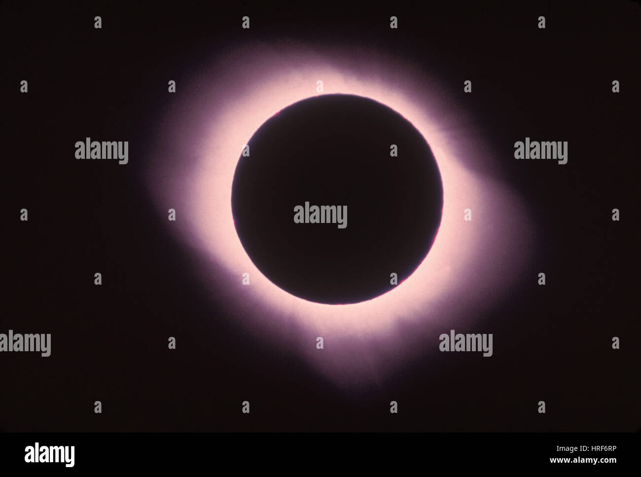 Total Solar Eclipse with Corona Stock Photo - Alamy