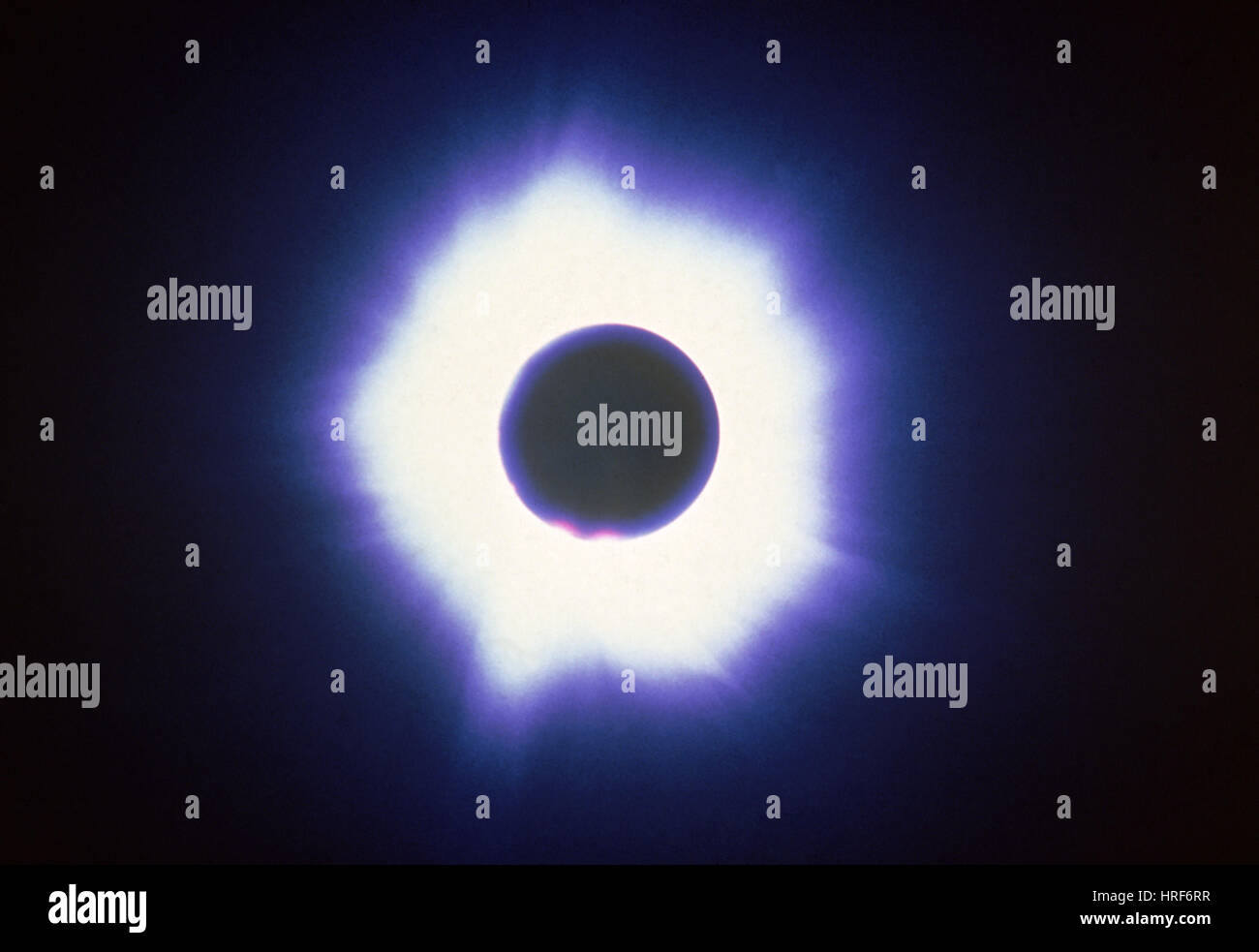 Total Solar Eclipse with Corona Stock Photo - Alamy