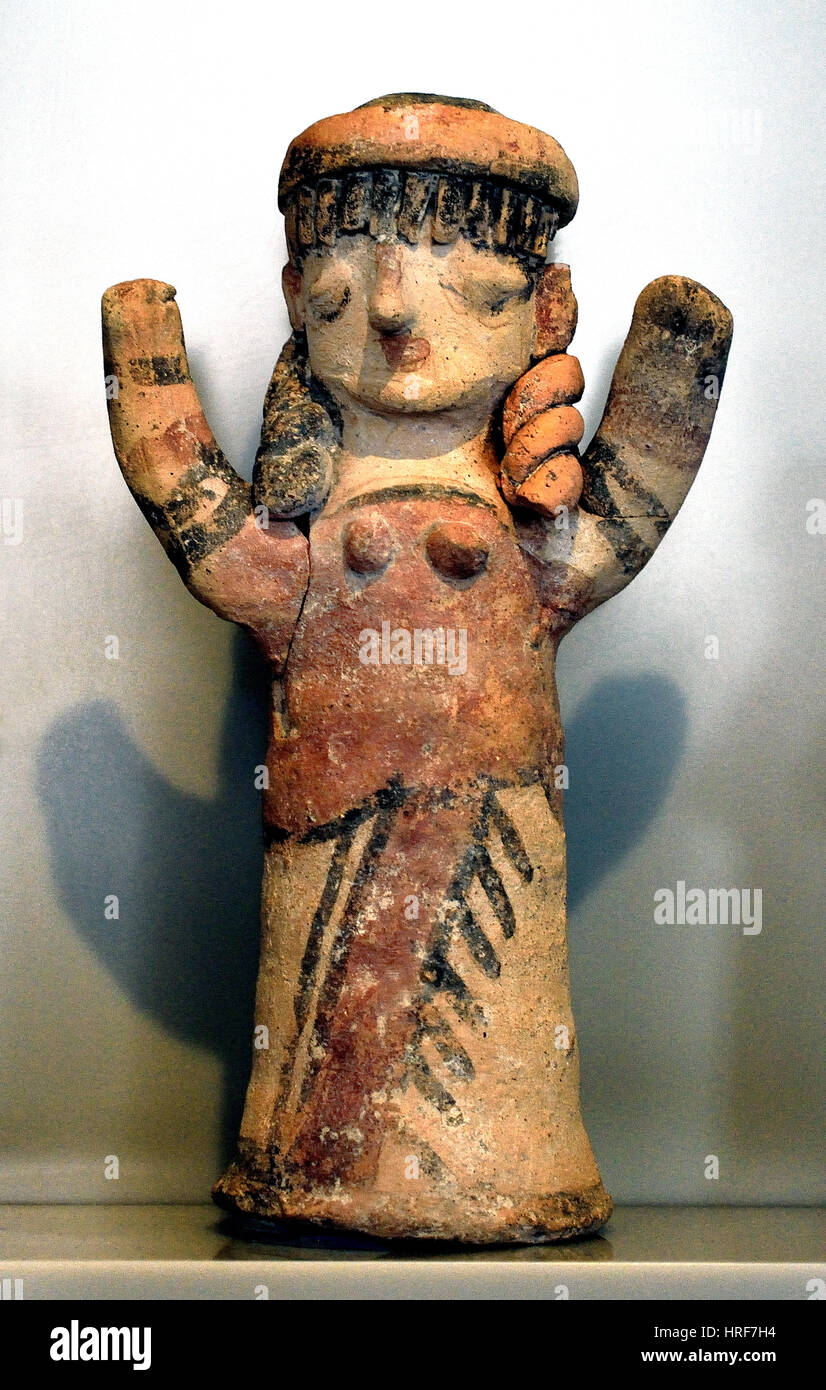 Figurines from the temple of Aphrodite The Great Goddess of Cyprus 5th ...