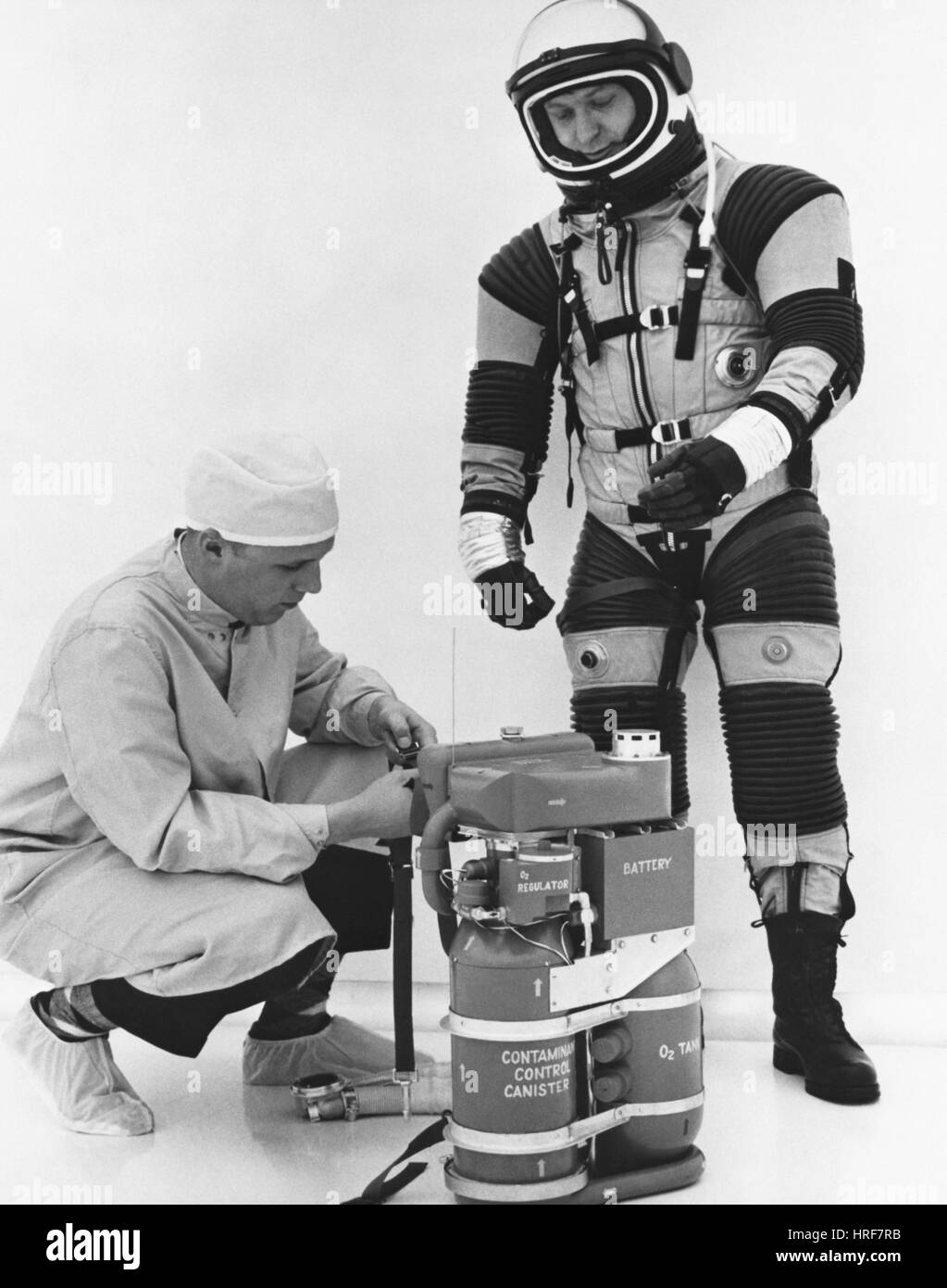 Historical spacesuit Black and White Stock Photos & Images - Alamy