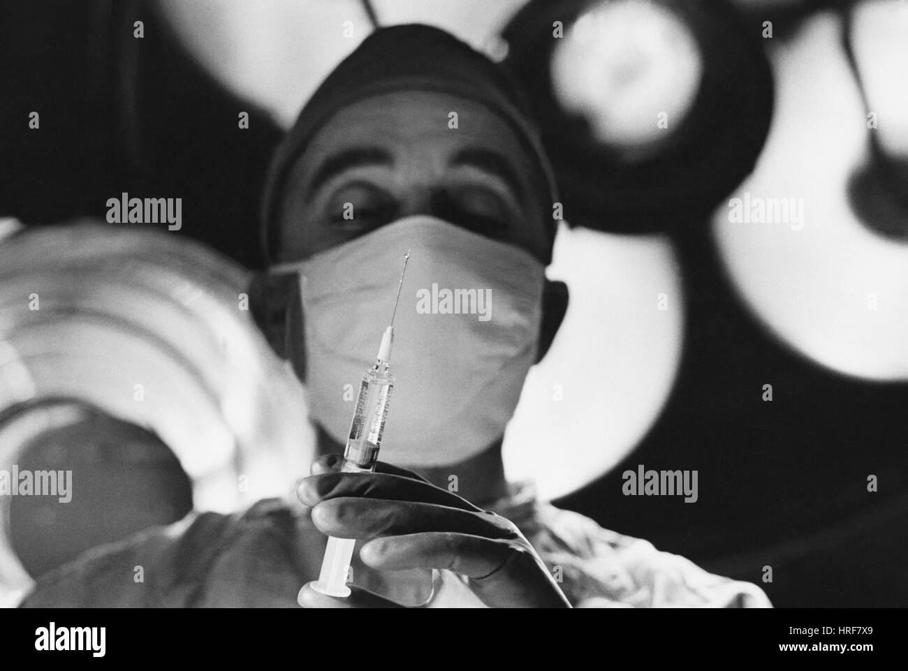 Scary surgery Black and White Stock Photos & Images - Alamy