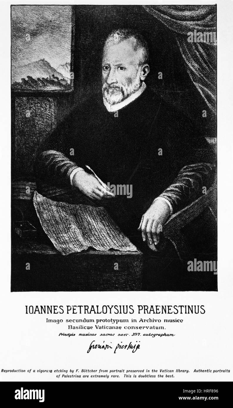 Palestrina composer hi-res stock photography and images - Alamy