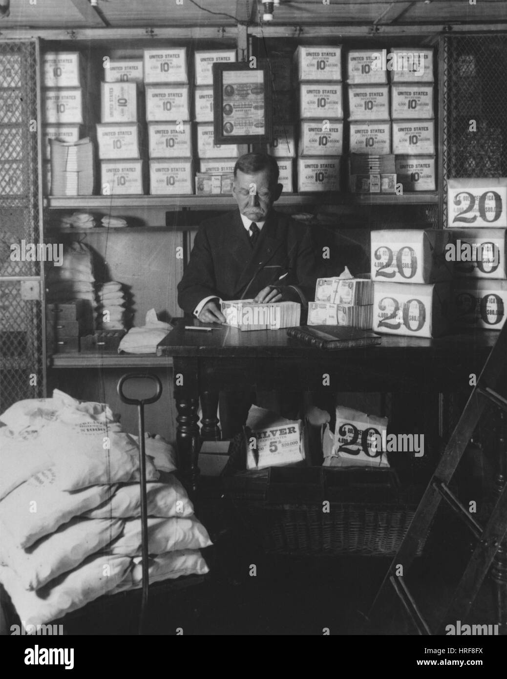 Man Counting Money Stock Photo - Alamy