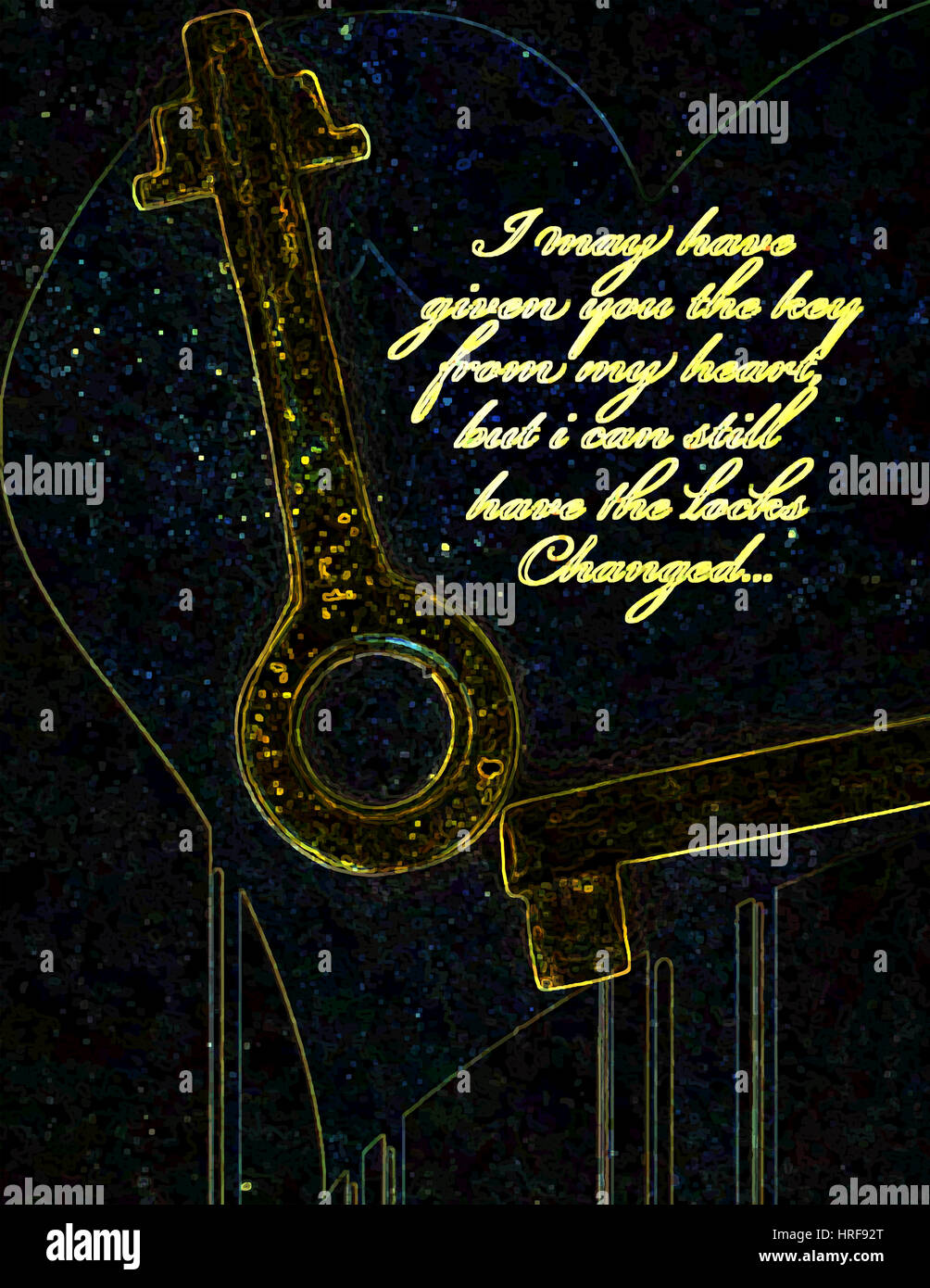 abstract love background with unknown quote added Stock Photo - Alamy