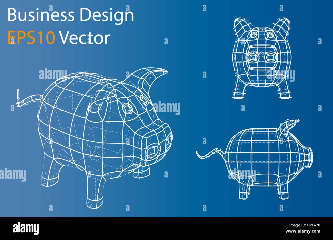 Business concept. Piggy bank. Vector Stock Vector Image & Art - Alamy