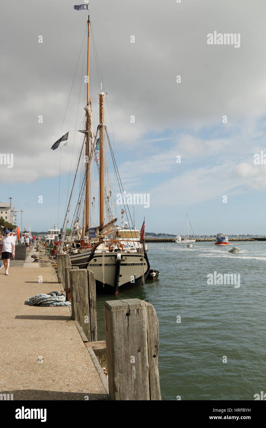 The Queen Galadriel,Poole,Dorset,UK Stock Photo - Alamy