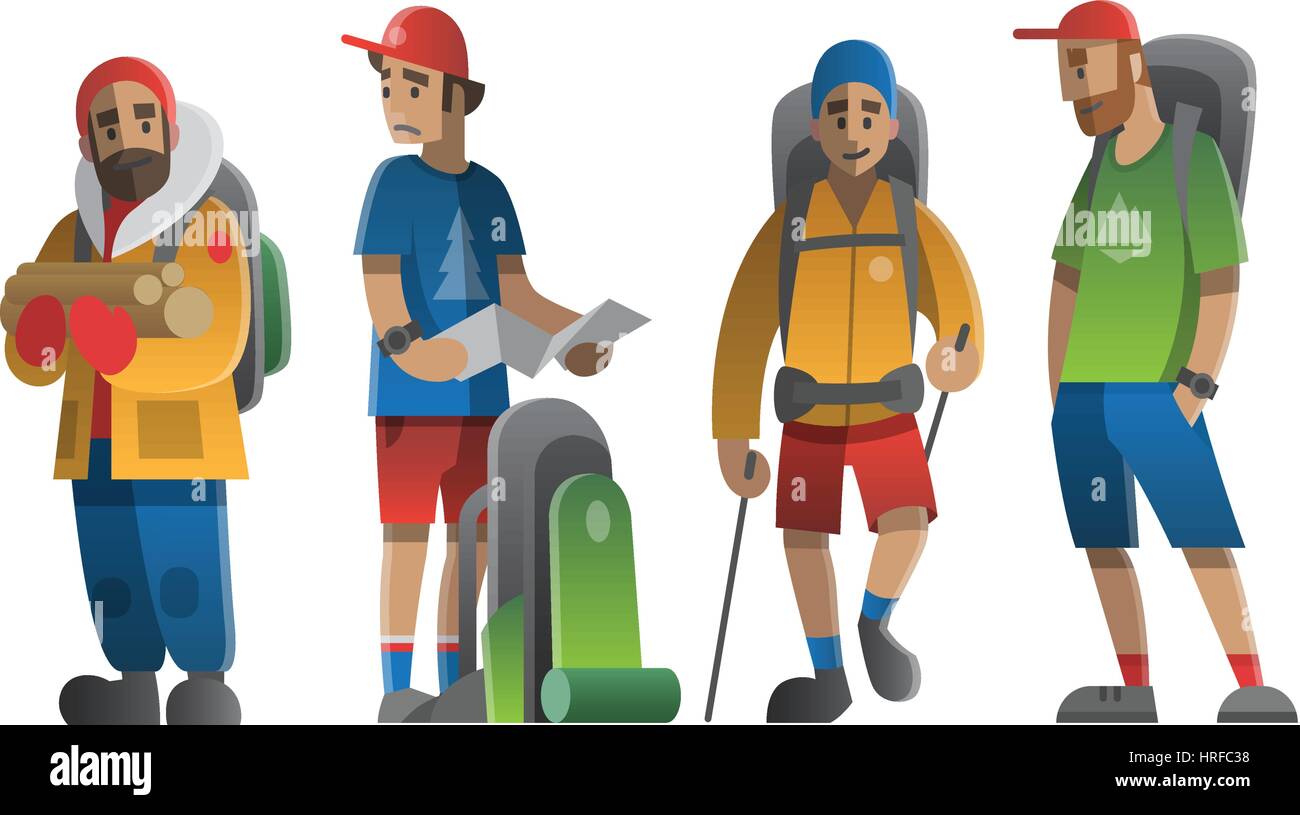 Hike Stock Vector Images - Alamy